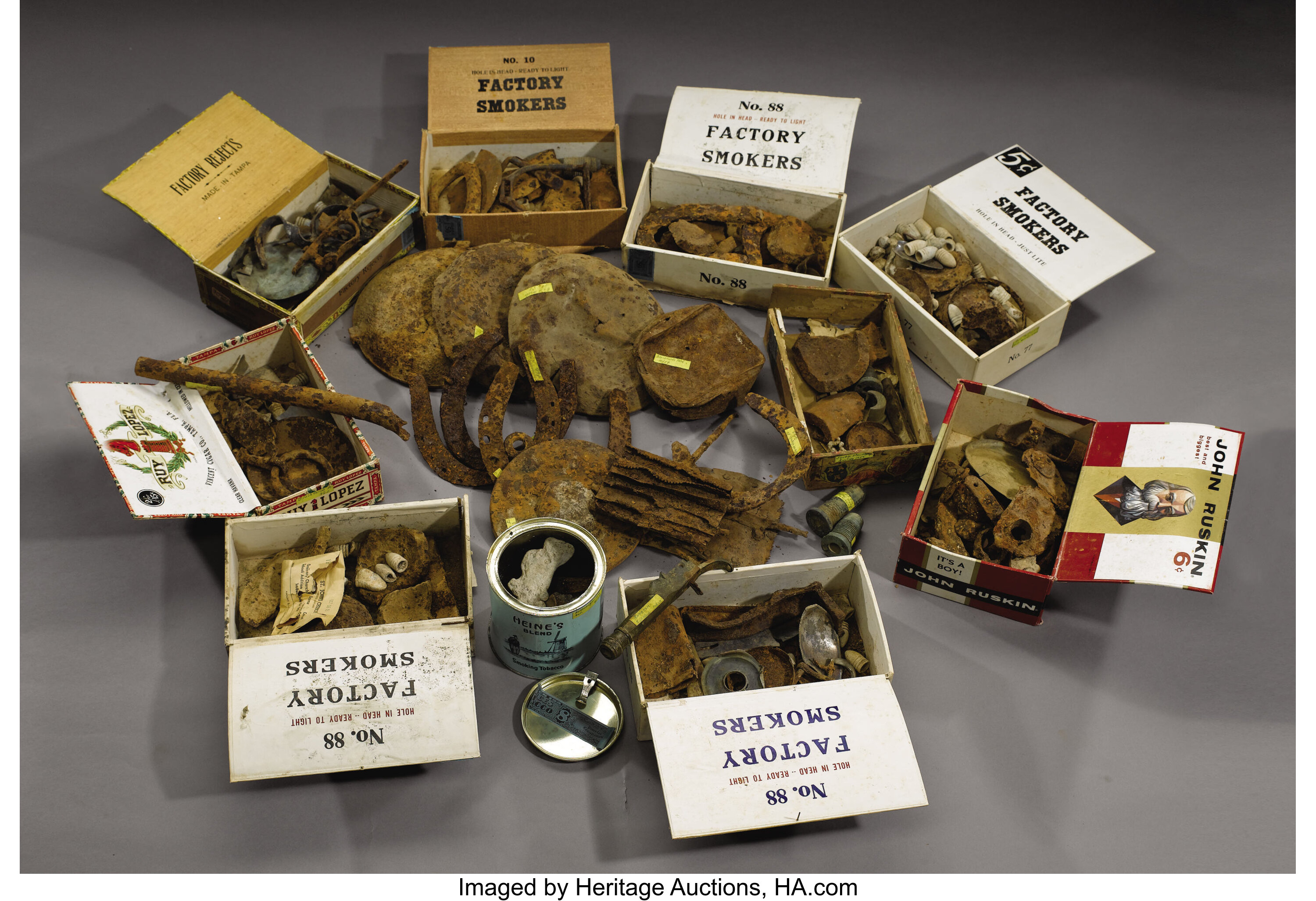 Large Group of Artifacts Recovered from the Battlefields of | Lot ...