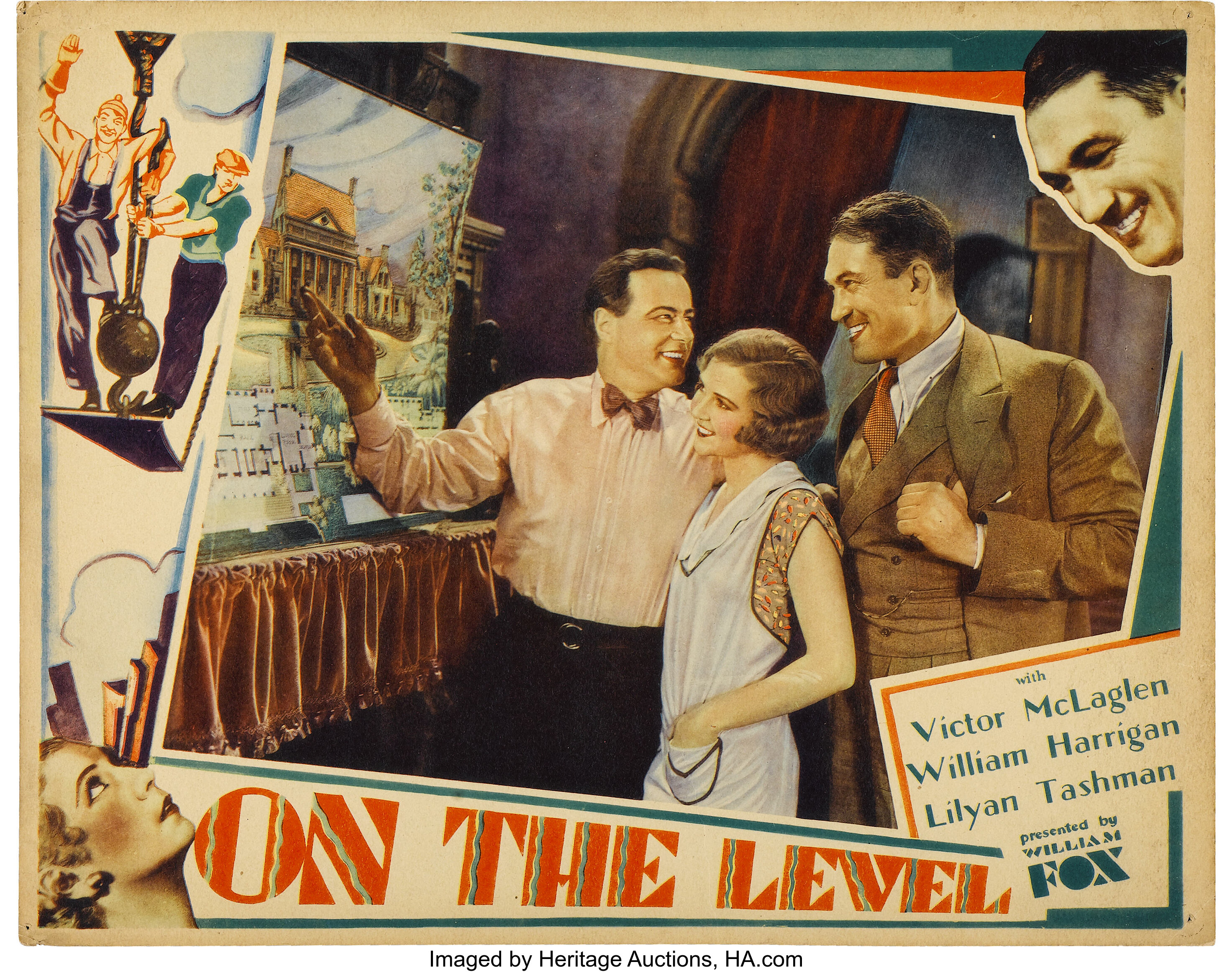 On the Level (Fox, 1930). Lobby Card (11" X 14").... Movie Posters ...