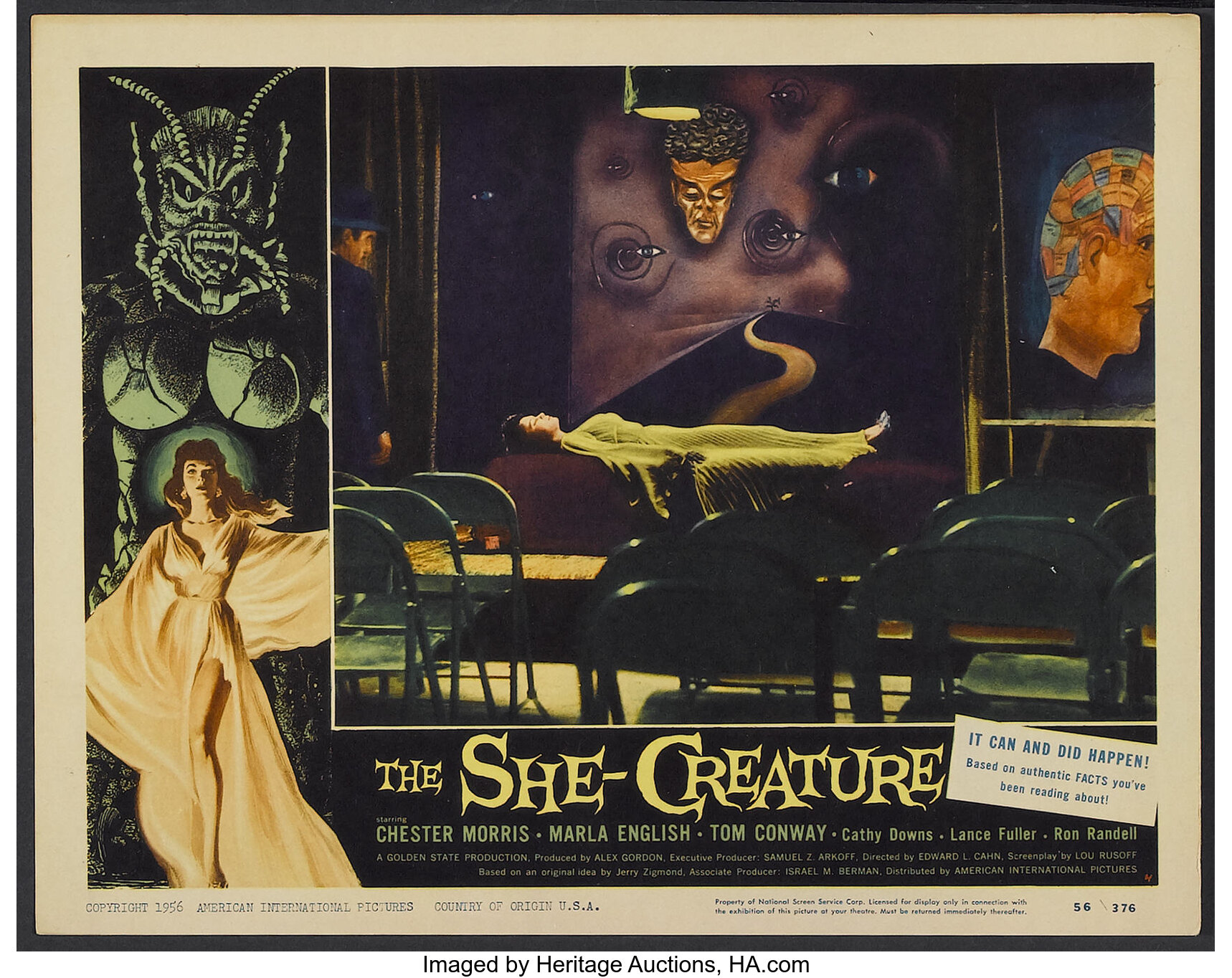 The She-Creature (American International, 1956). Lobby Card (11" X ...