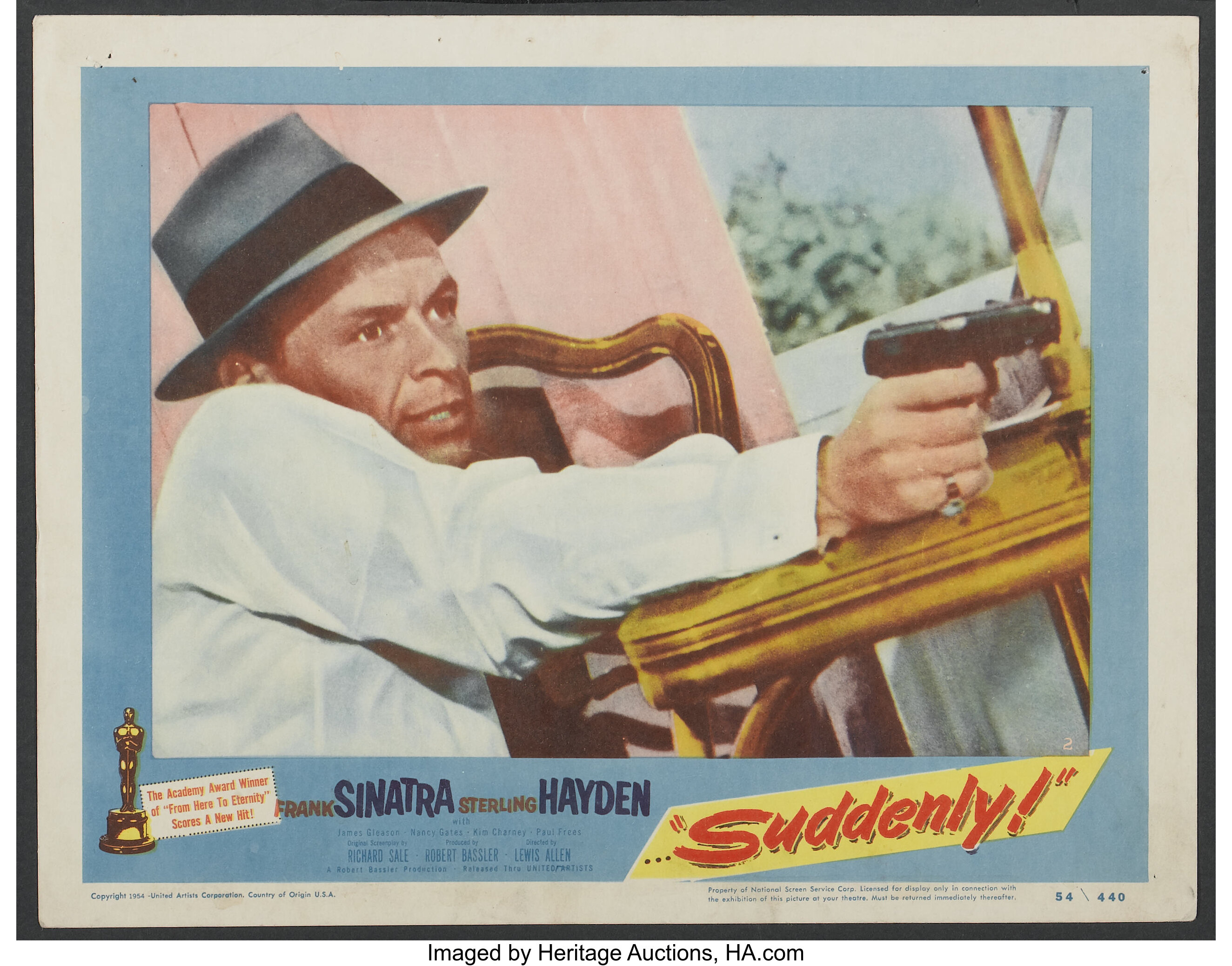 Suddenly (United Artists, 1954). Lobby Card (11" X 14"). Film | Lot ...