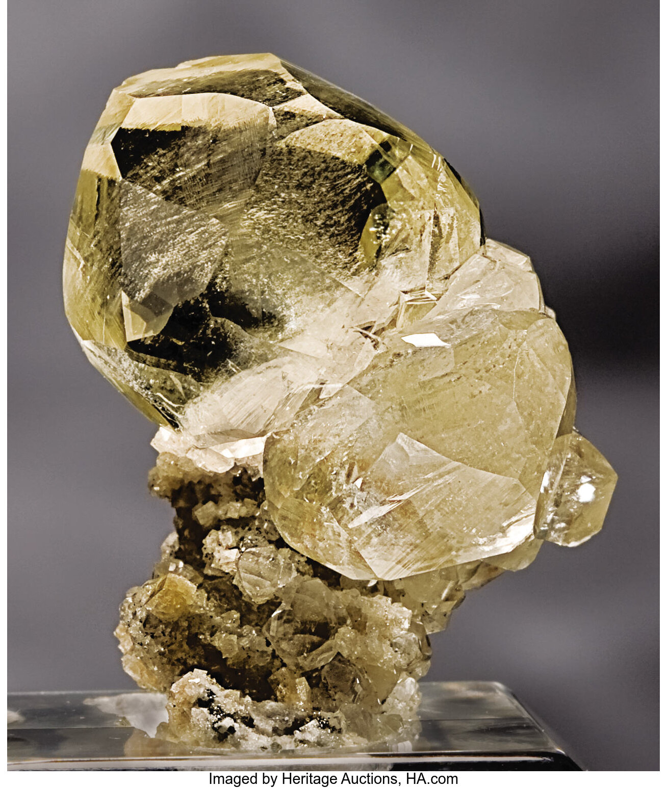 CALCITE ON MATRIX. ... Minerals Crystals | Lot #53059 | Heritage Auctions