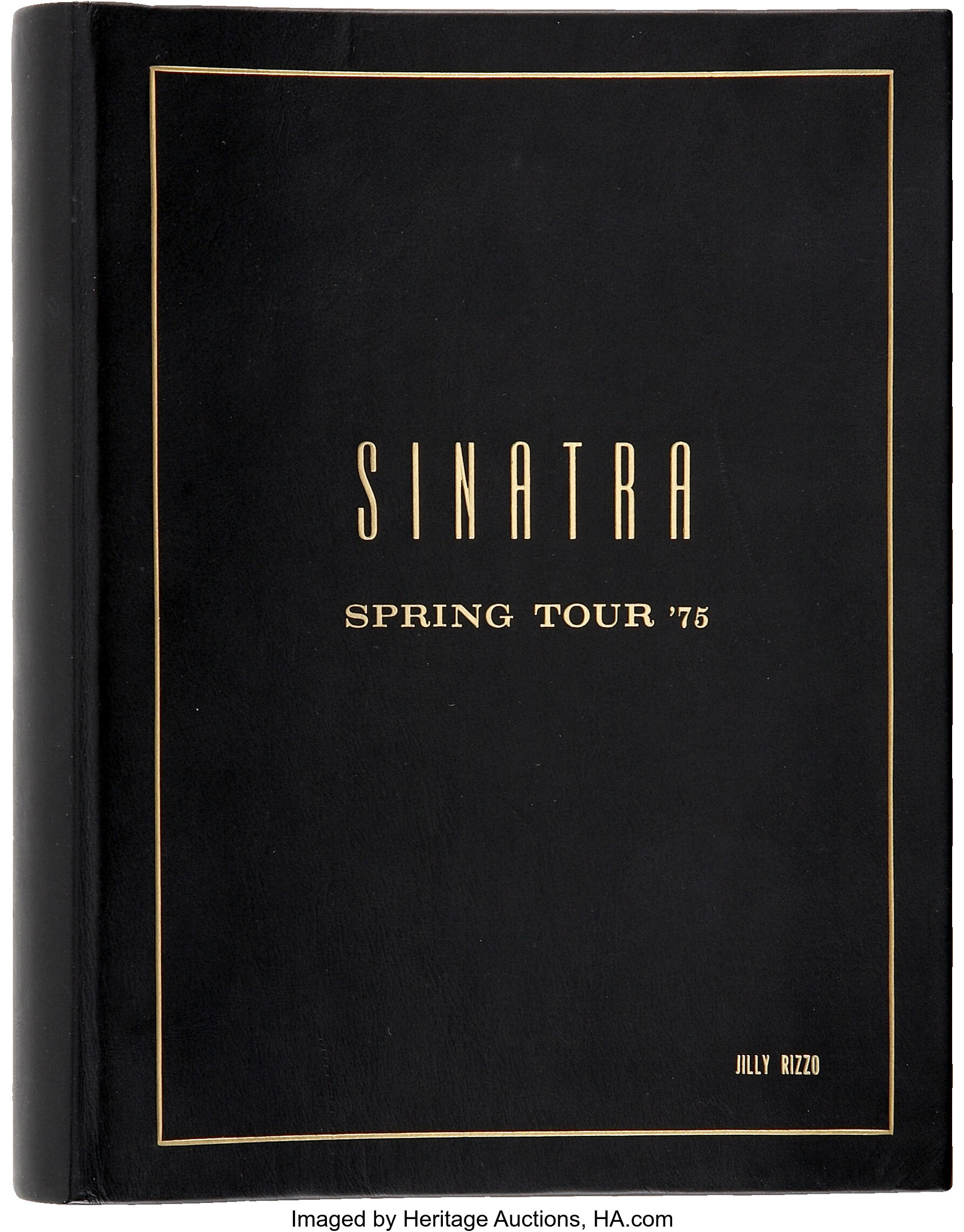 Jilly Rizzo's Personal Copy of Sinatra: Spring Tour '75 Concert | Lot ...