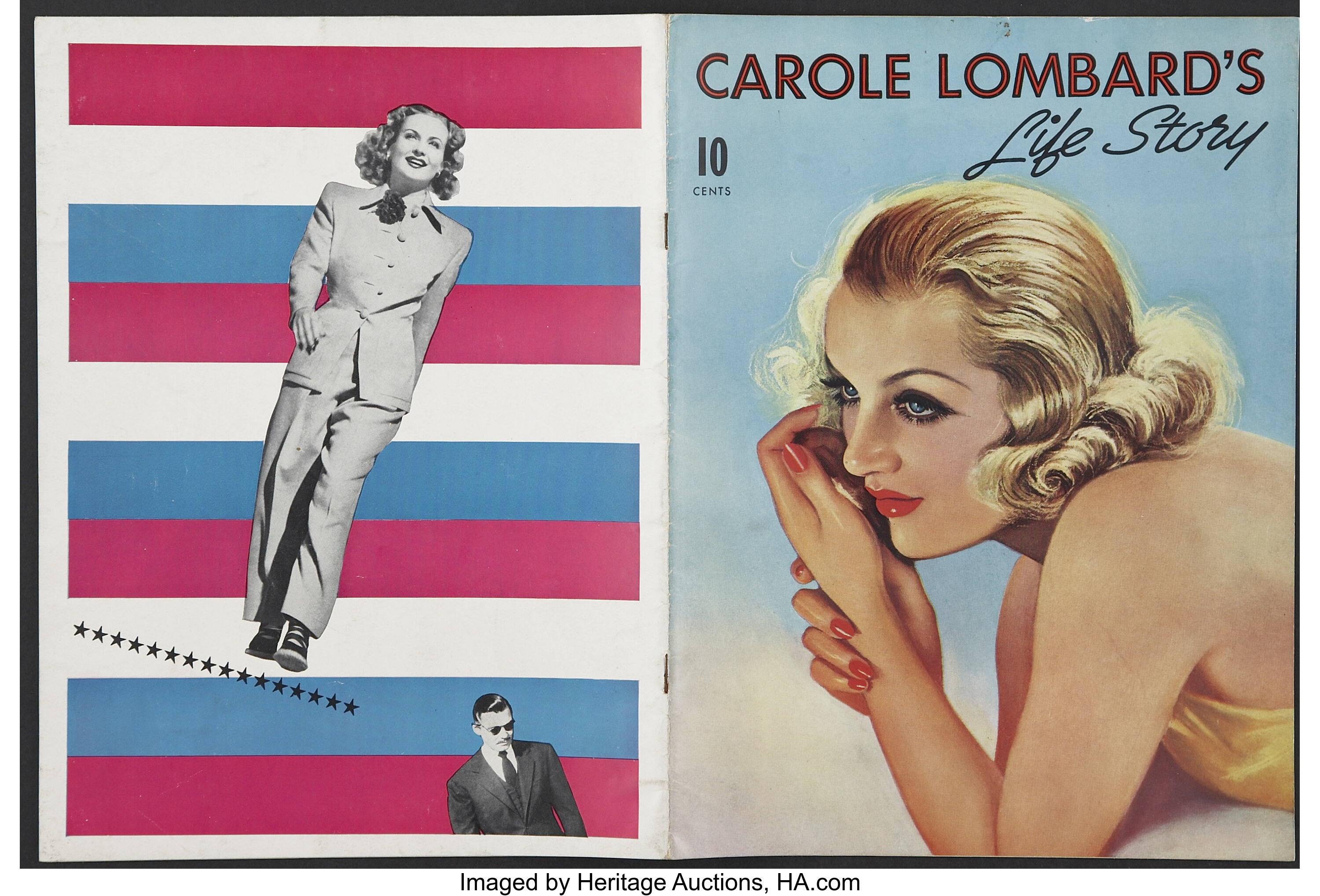 Carole Lombard's Life Story (1942). Magazine (8.5" X 11"). | Lot #54058 ...