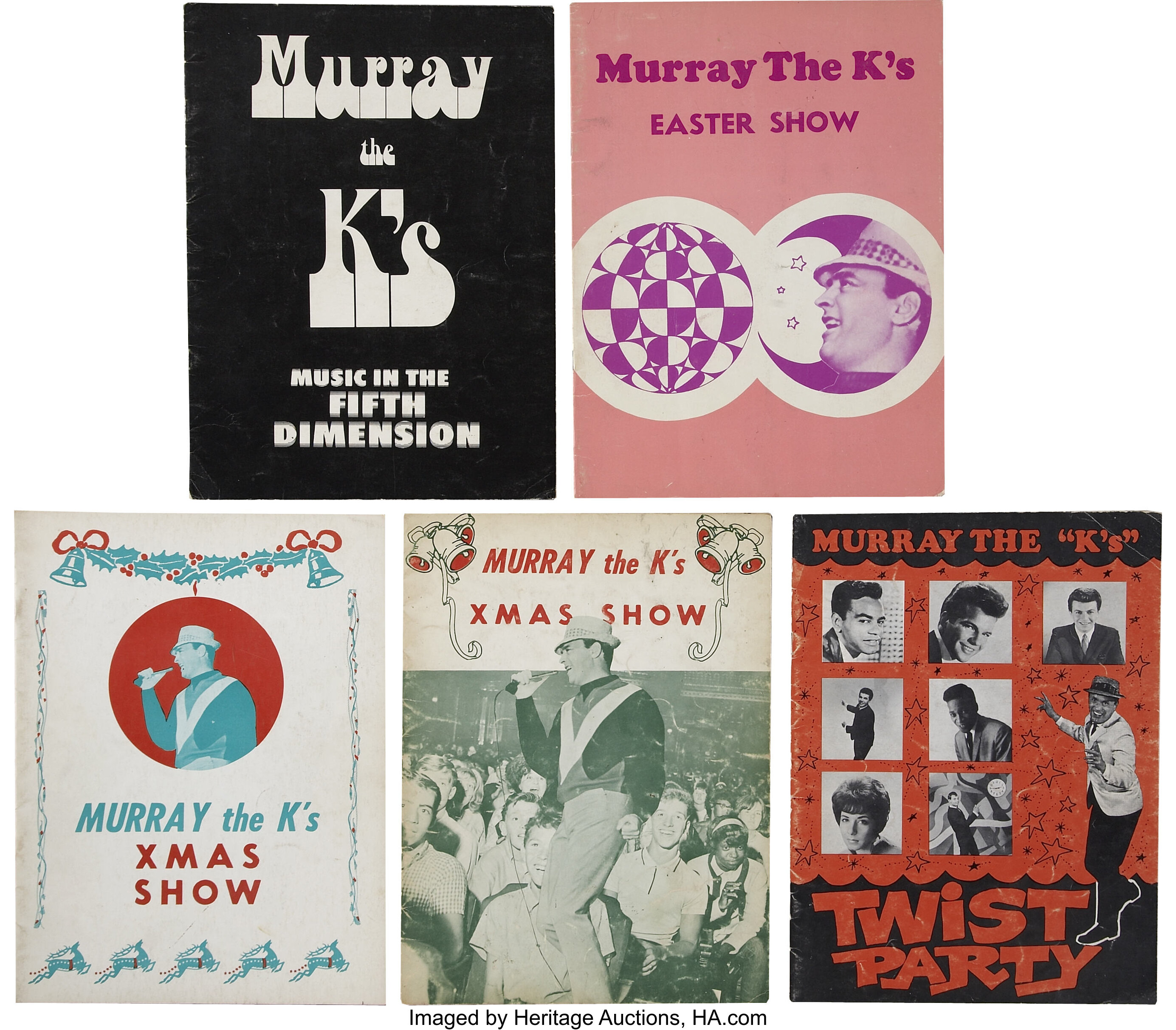 Murray the K Vintage Program Books.... (Total: 5 Items) Music | Lot ...