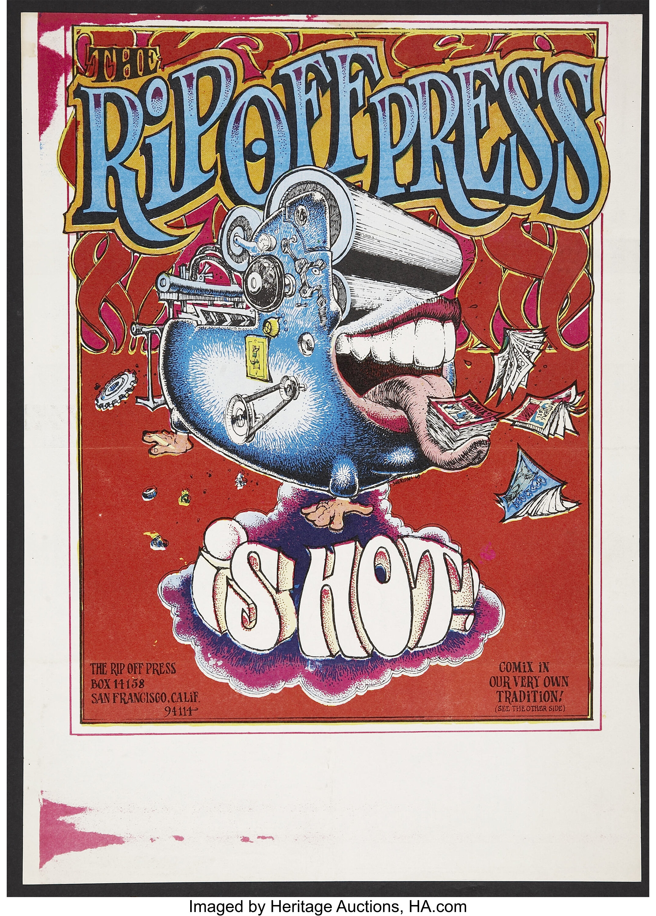 Underground Comix-related Poster Group of 9 (circa 1970s).... | Lot ...