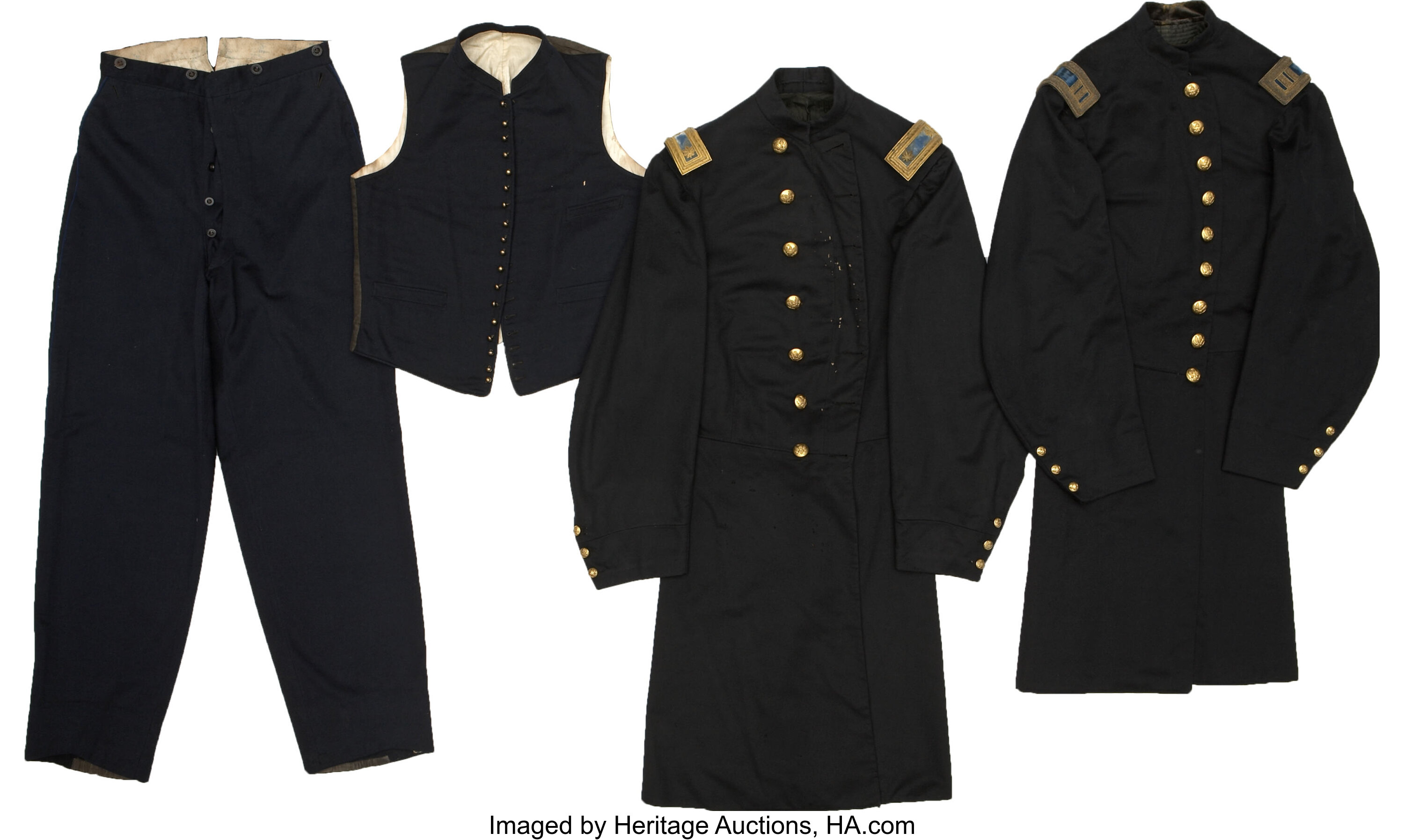 Superlative Tailor-Made Uniform Grouping Belonging to an Heroic | Lot ...