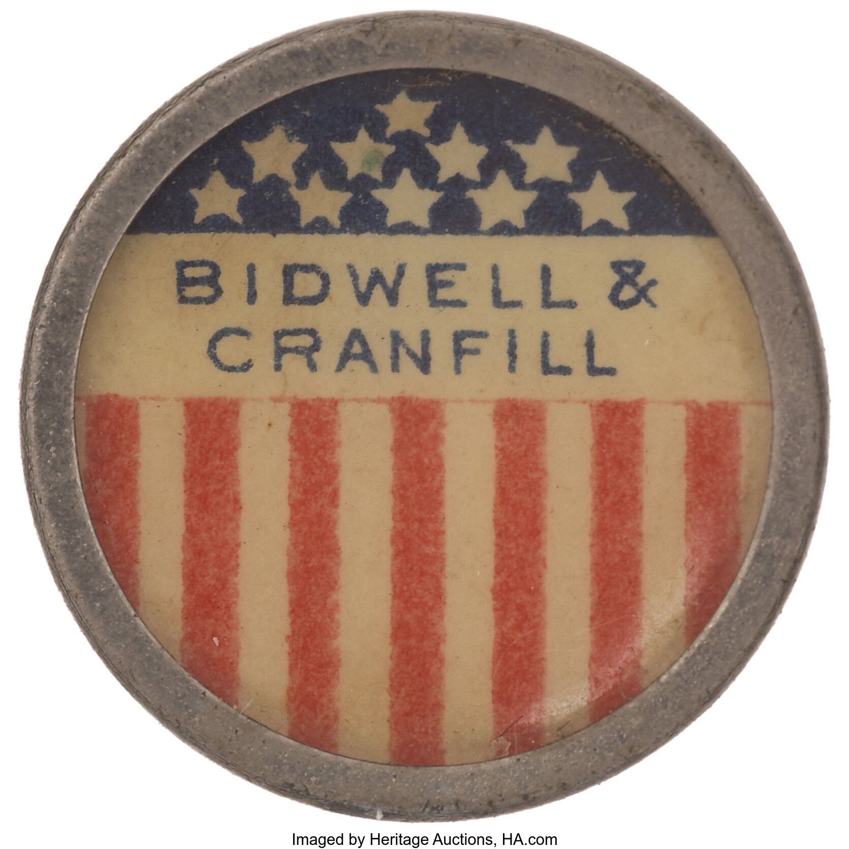 John Bidwell & James Cranfield: Political Campaign Stud for the | Lot ...