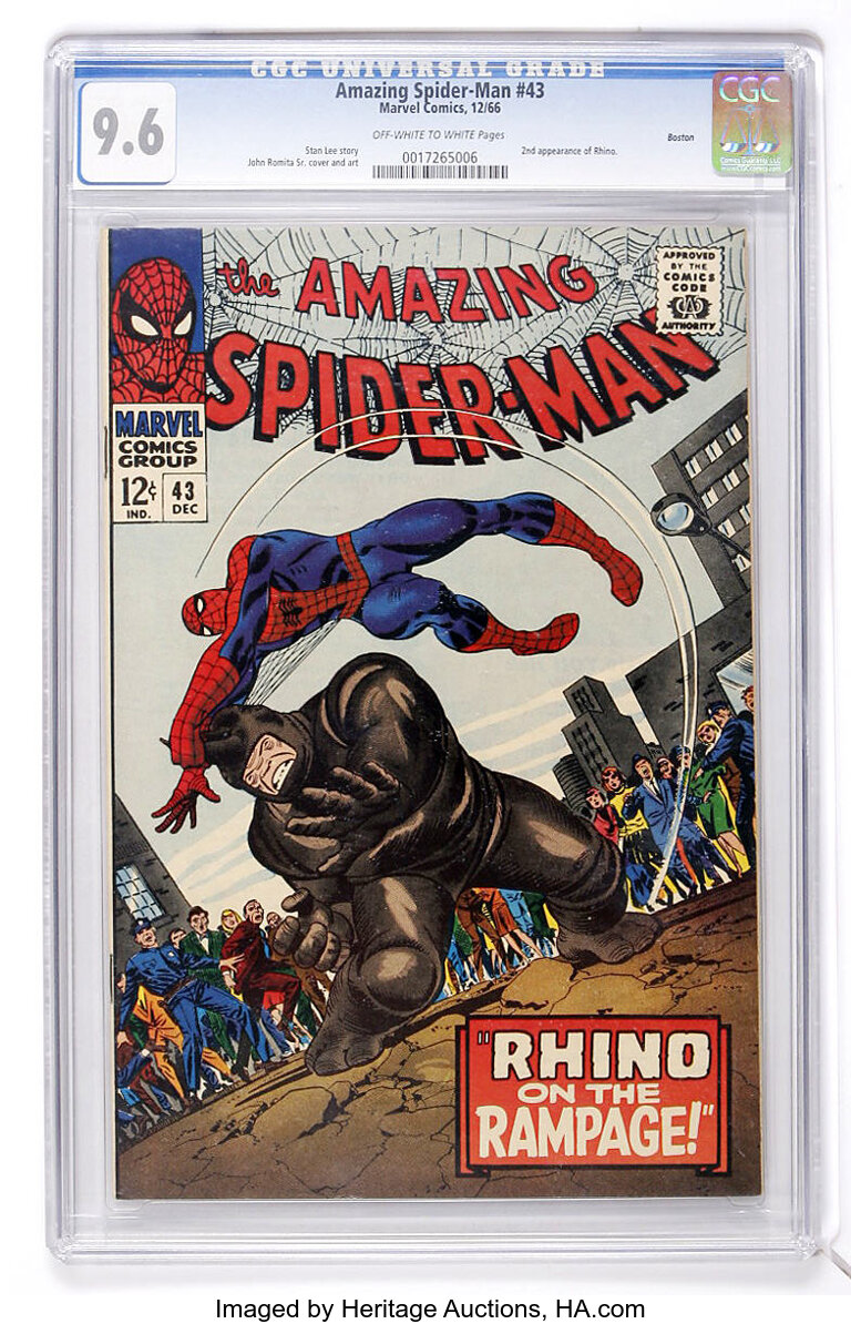 The Amazing Spider-Man #43 Boston pedigree (Marvel, 1966) CGC NM+ | Lot ...