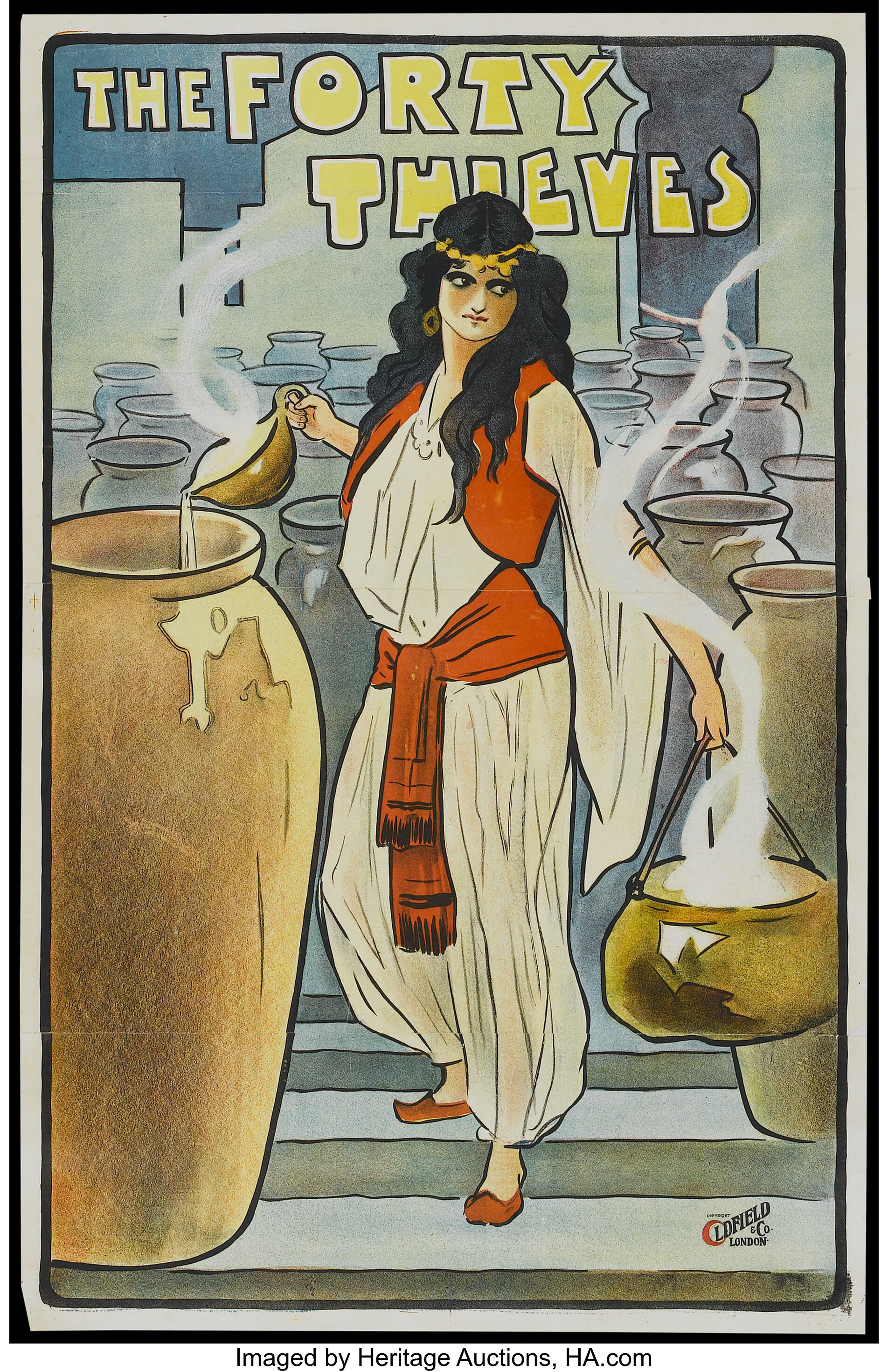 The Forty Thieves (Oldfield & Co., c. 1900). London Theatrical | Lot ...