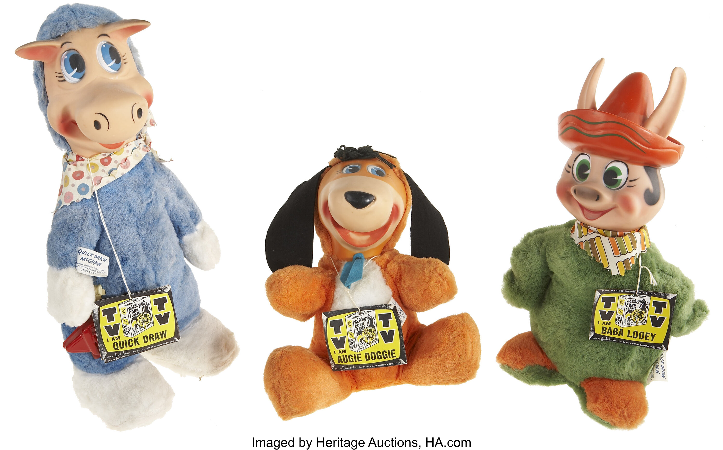 Hanna-Barbera Quickdraw McGraw and Baba Louie Plush Boxed Toys | Lot ...
