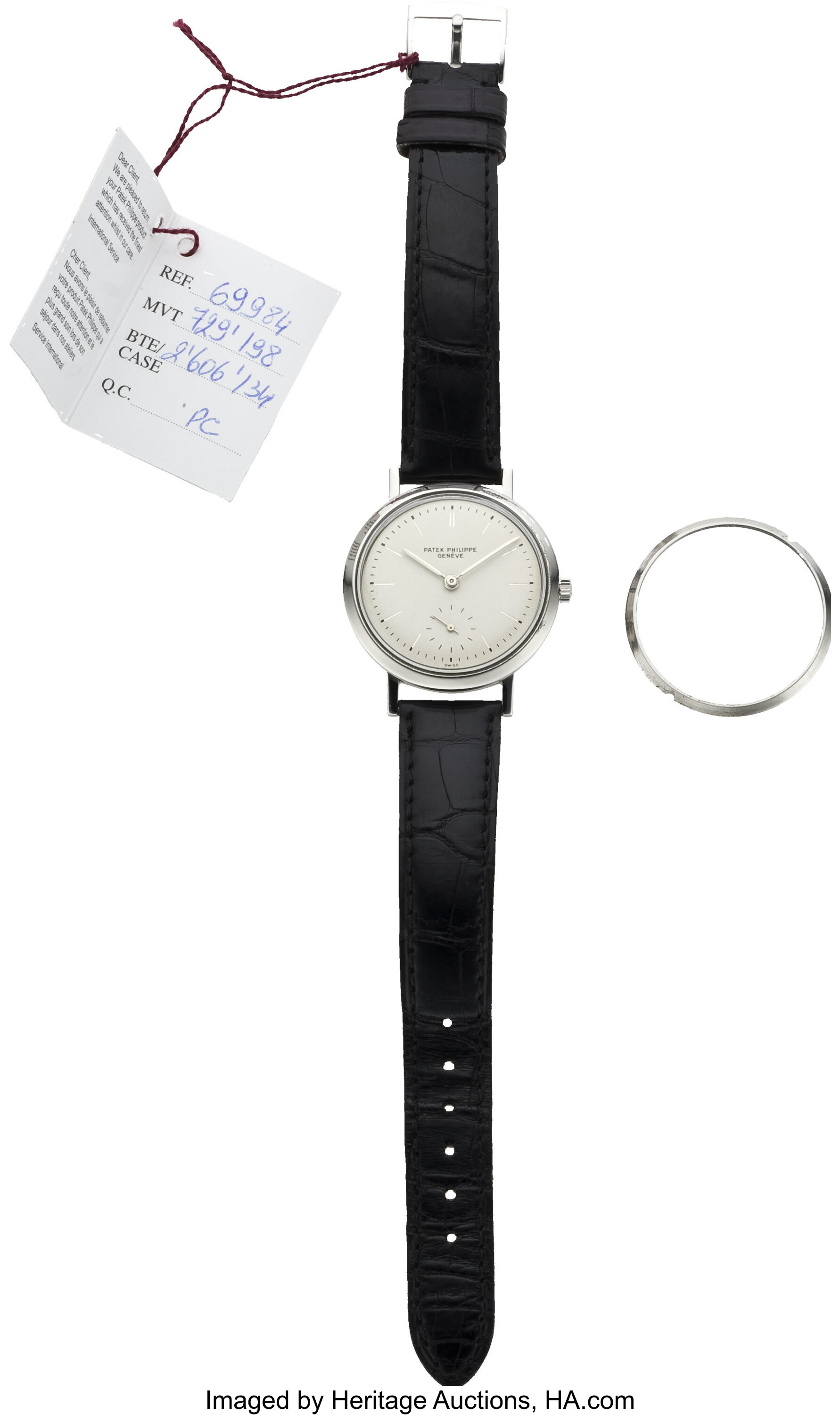 Patek Philippe Rare Steel Prototype with Removable Lugs Ref. 3419 ...