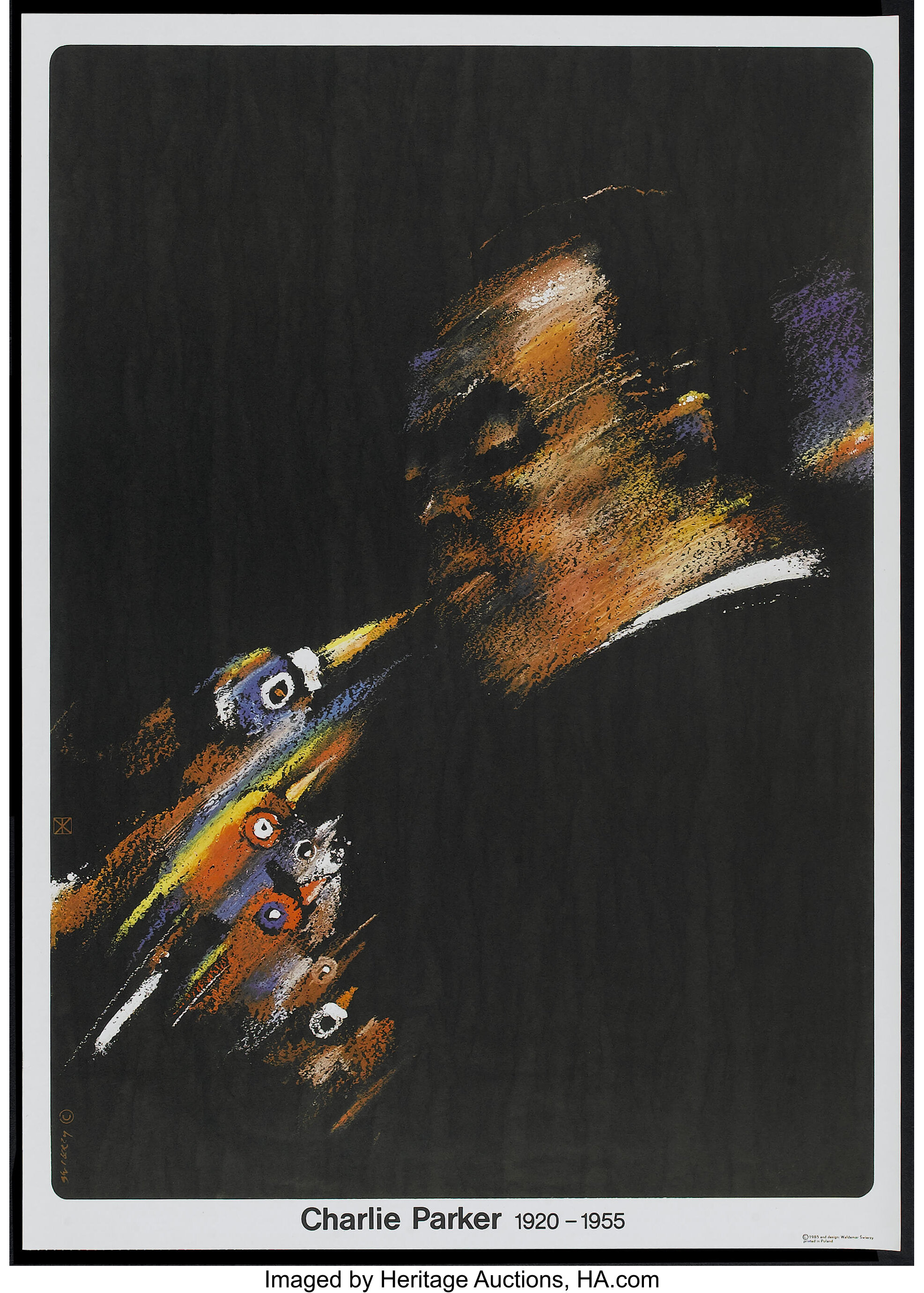 Jazz Greats--Charlie Parker (PSJ, 1985). Polish One Sheet (26.5" X ...