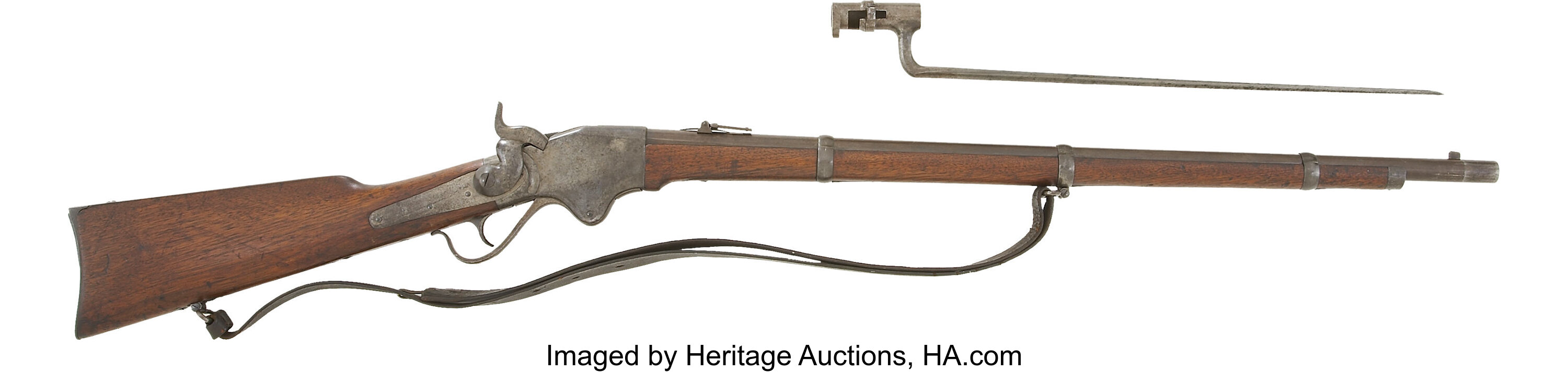 Historic M1860 Spencer .52 Caliber Seven Shot Repeating Infantry | Lot ...