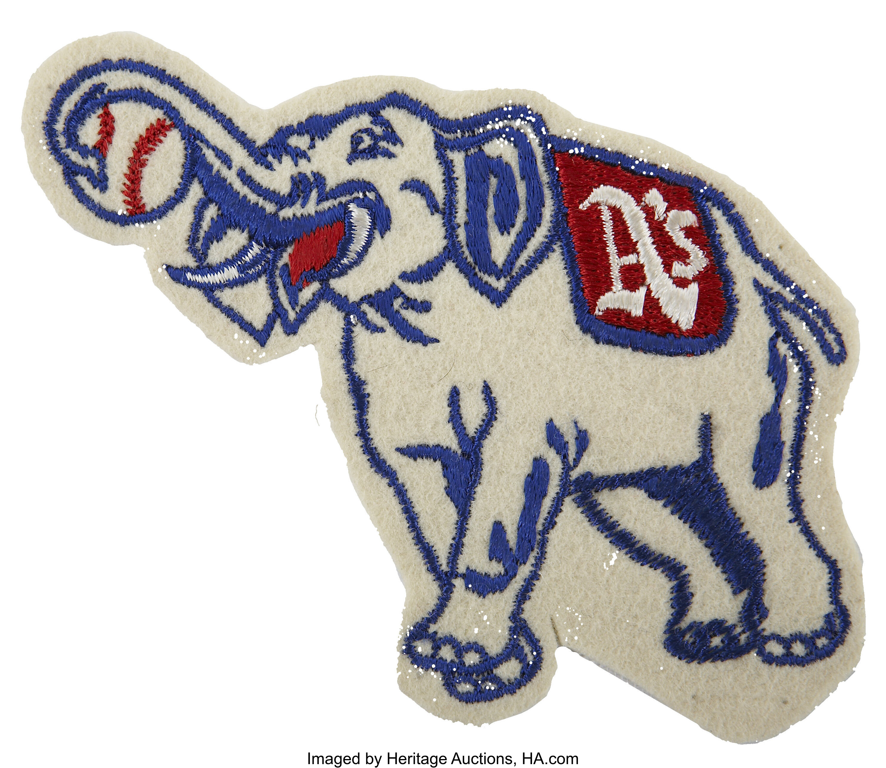 1940s Philadelphia Athletics Logo Patch.... Baseball Collectibles | Lot ...