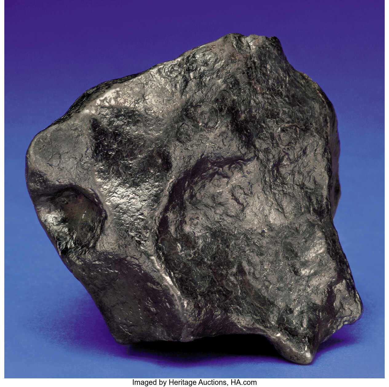 CANYON DIABLO METEORITE - PALM-SIZED IRON. AMERICAN METEORITE ...