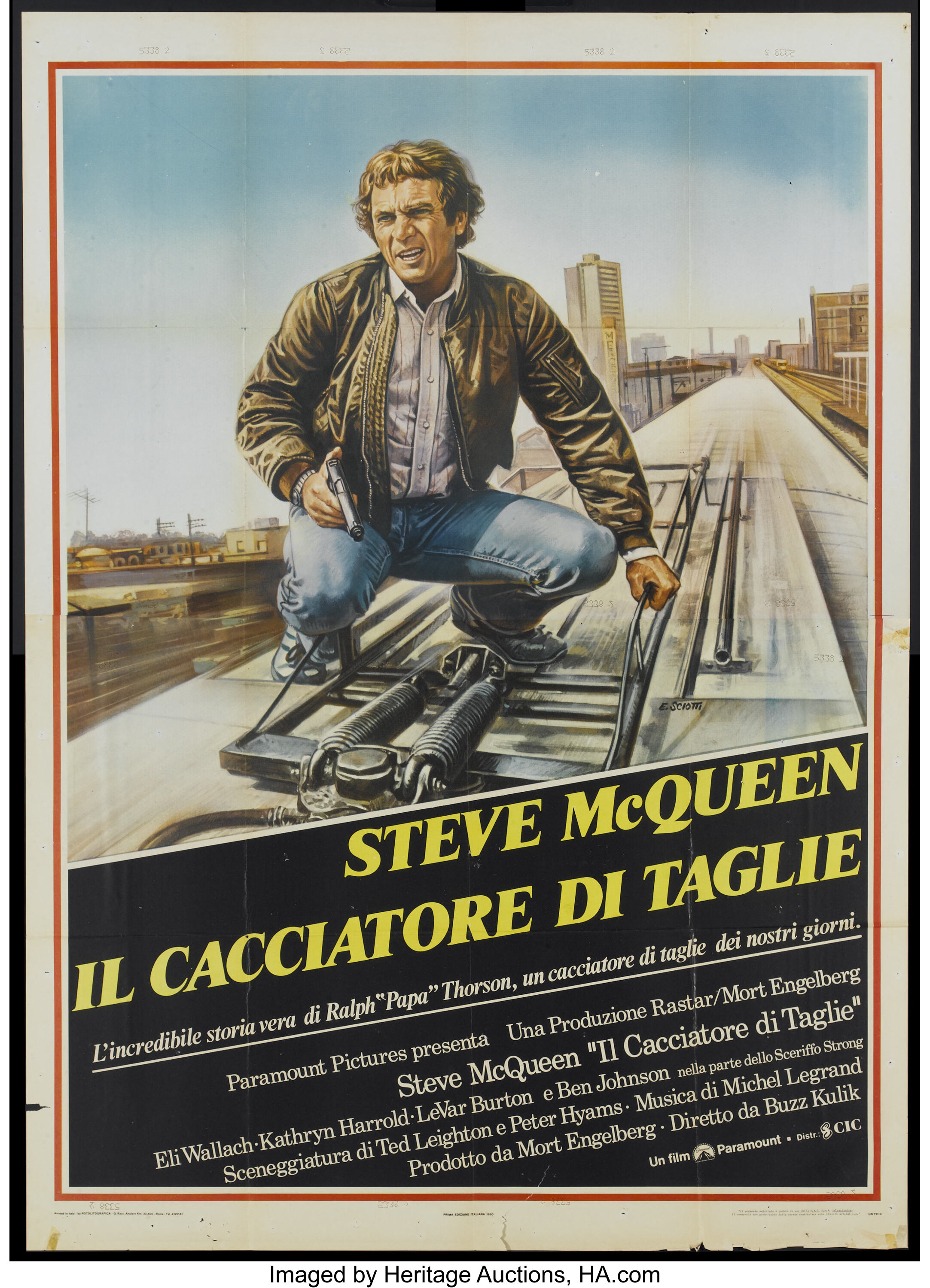 The Hunter (Paramount, 1980). Italian 4 - Folio (55" X 78"). | Lot ...