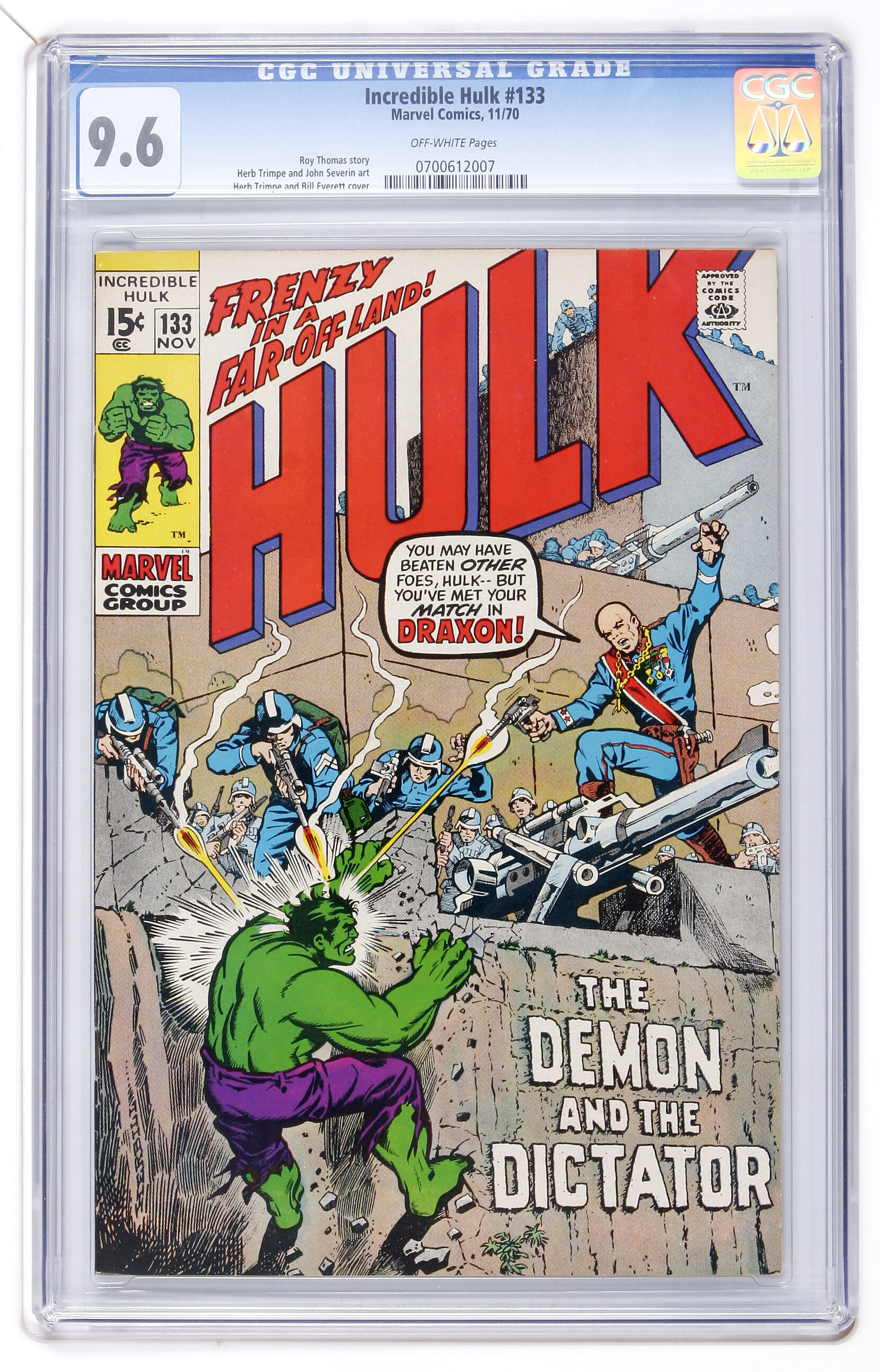 How Much Is The Incredible Hulk #133 Worth? Browse Comic Prices ...