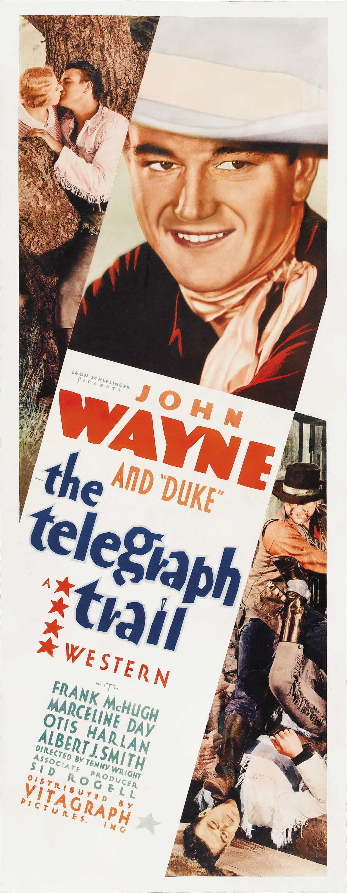 The Telegraph Trail (Warner Brothers, 1933). Insert (14" X 36").. | Lot ...