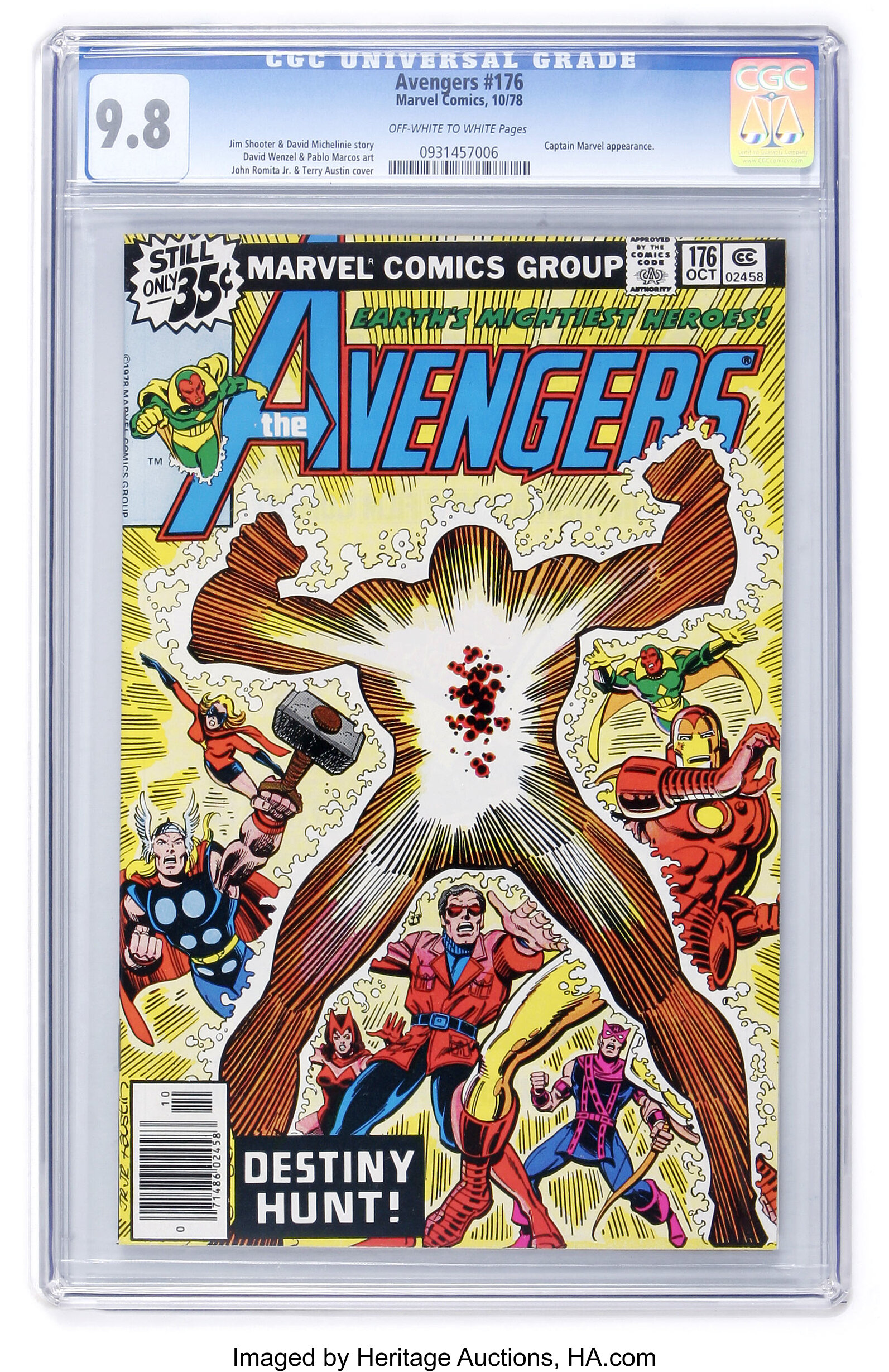 How Much Is The Avengers #176 Worth? Browse Comic Prices | Heritage ...