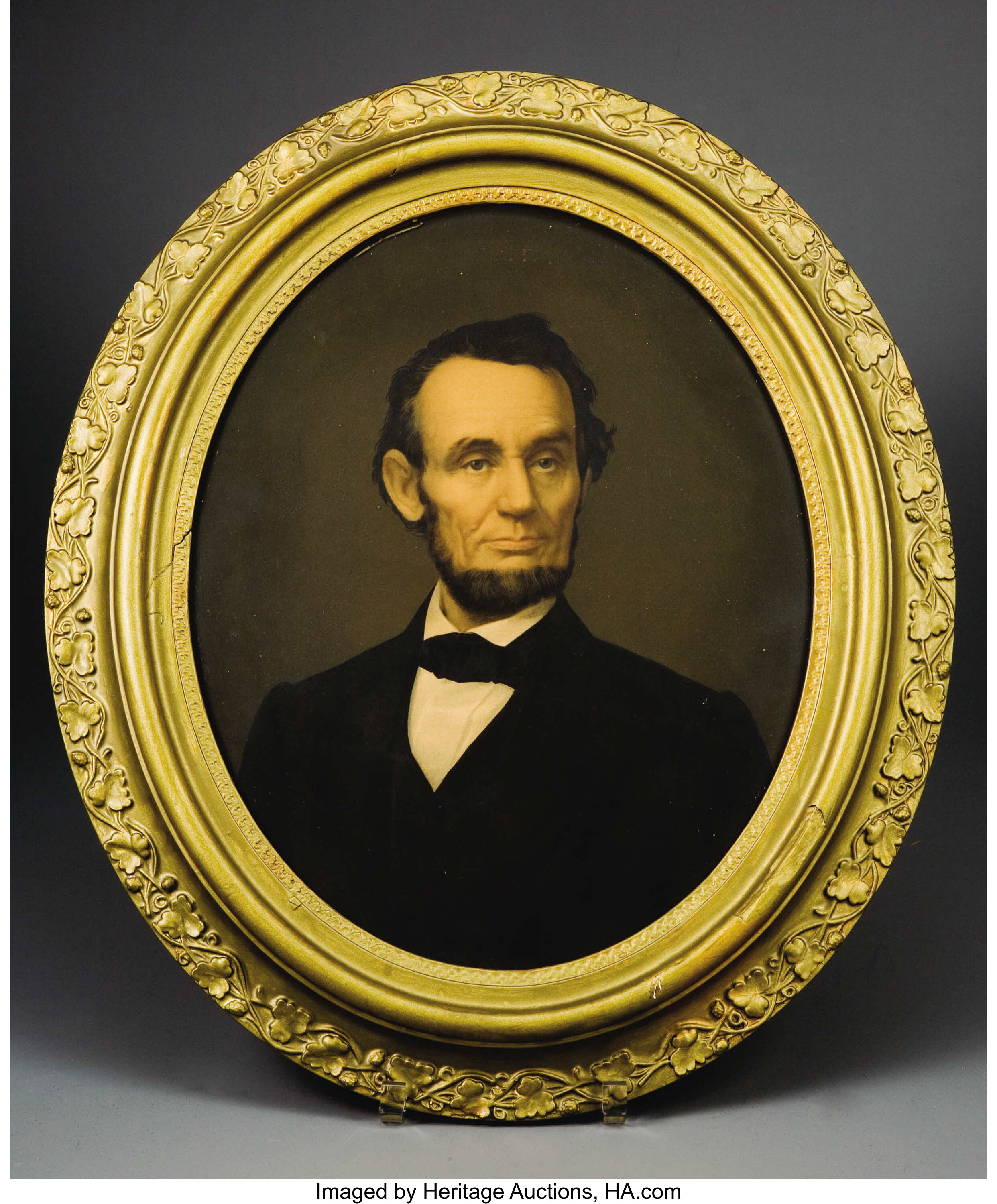 Abraham Lincoln Chromolithograph Portrait by E. C. Middleton. This ...