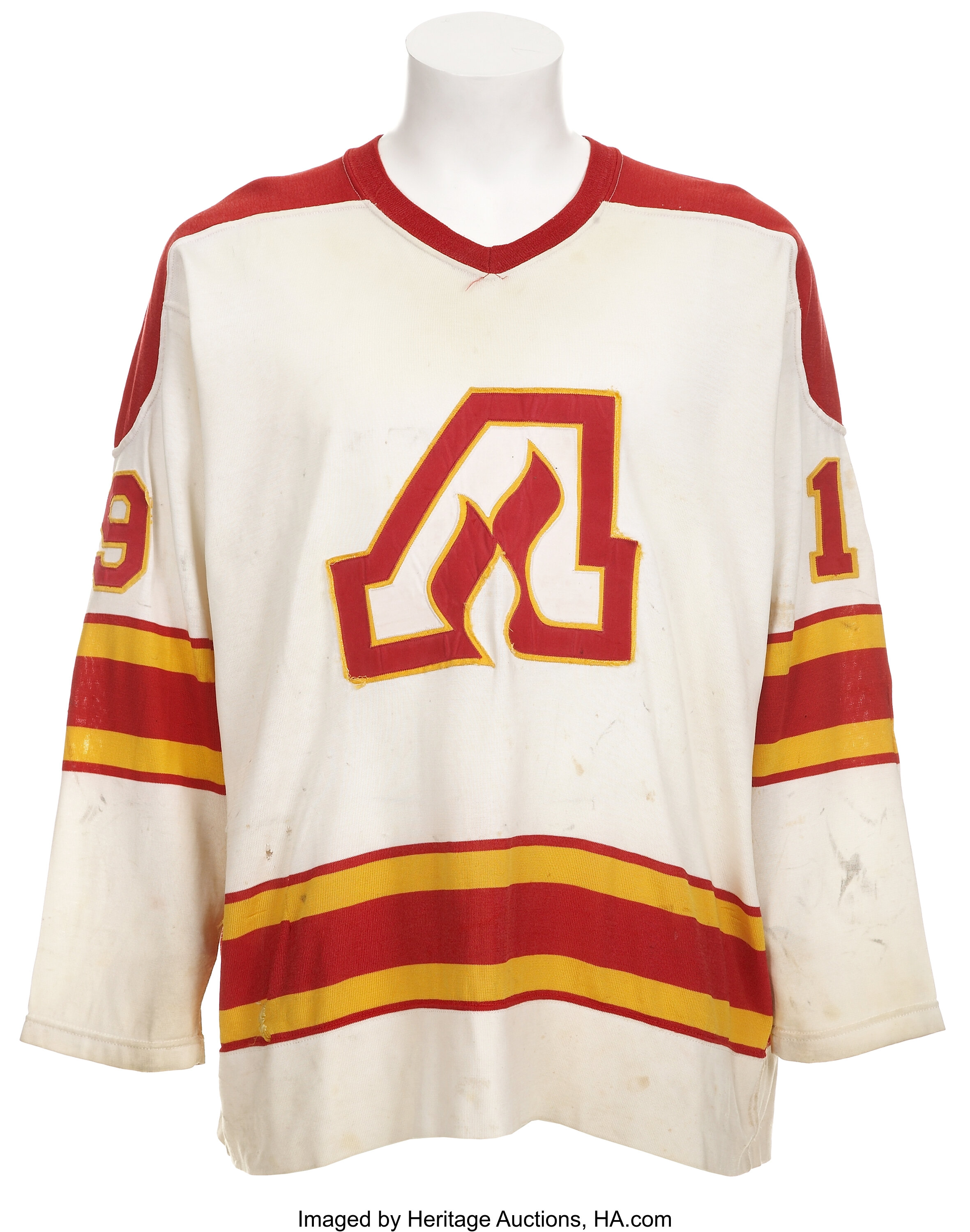 1973-74 Ed Kea Game Worn Jersey.... Hockey Collectibles Uniforms | Lot ...