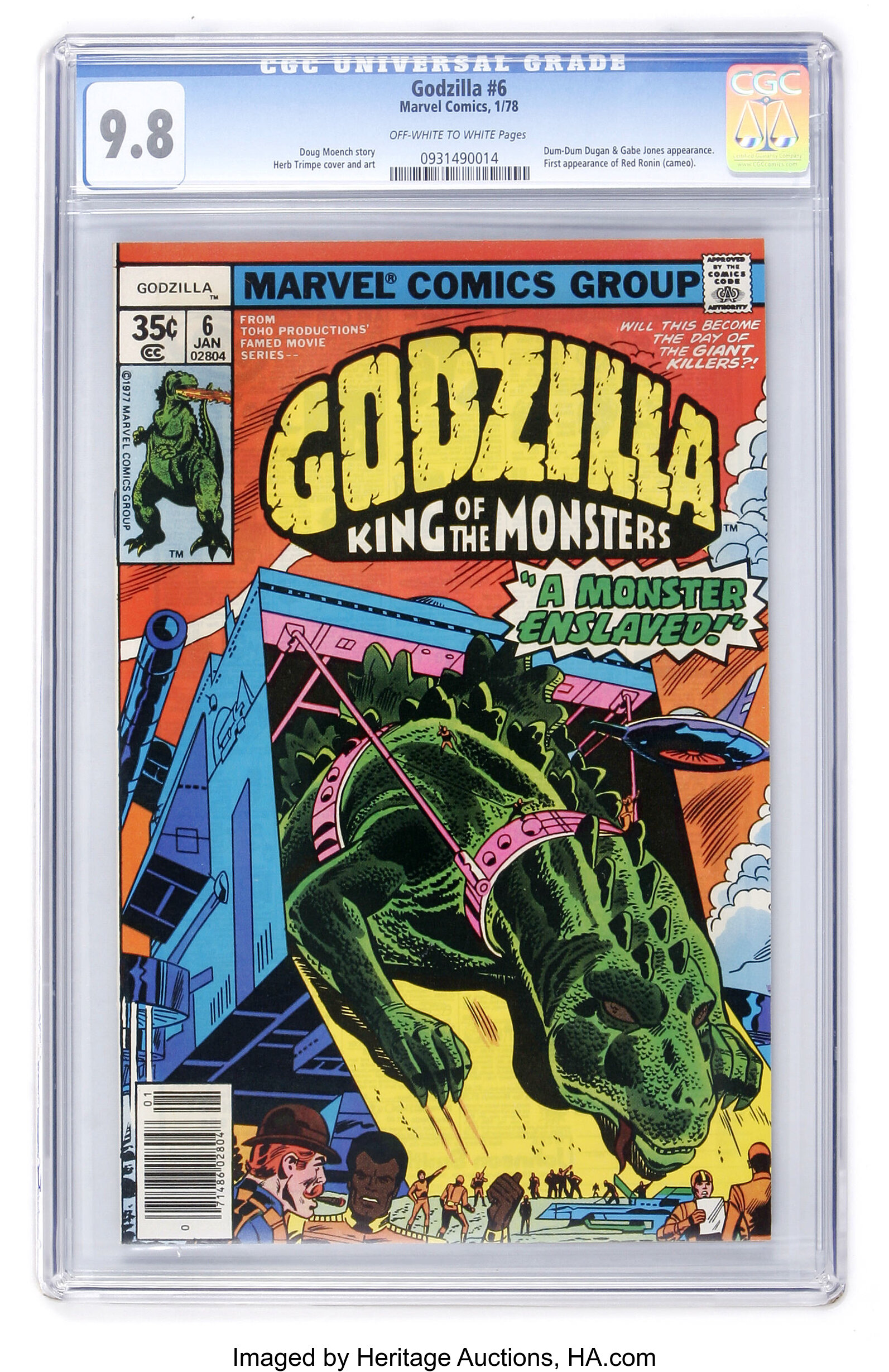 How Much Is Godzilla #6 Worth? Browse Comic Prices | Heritage Auctions
