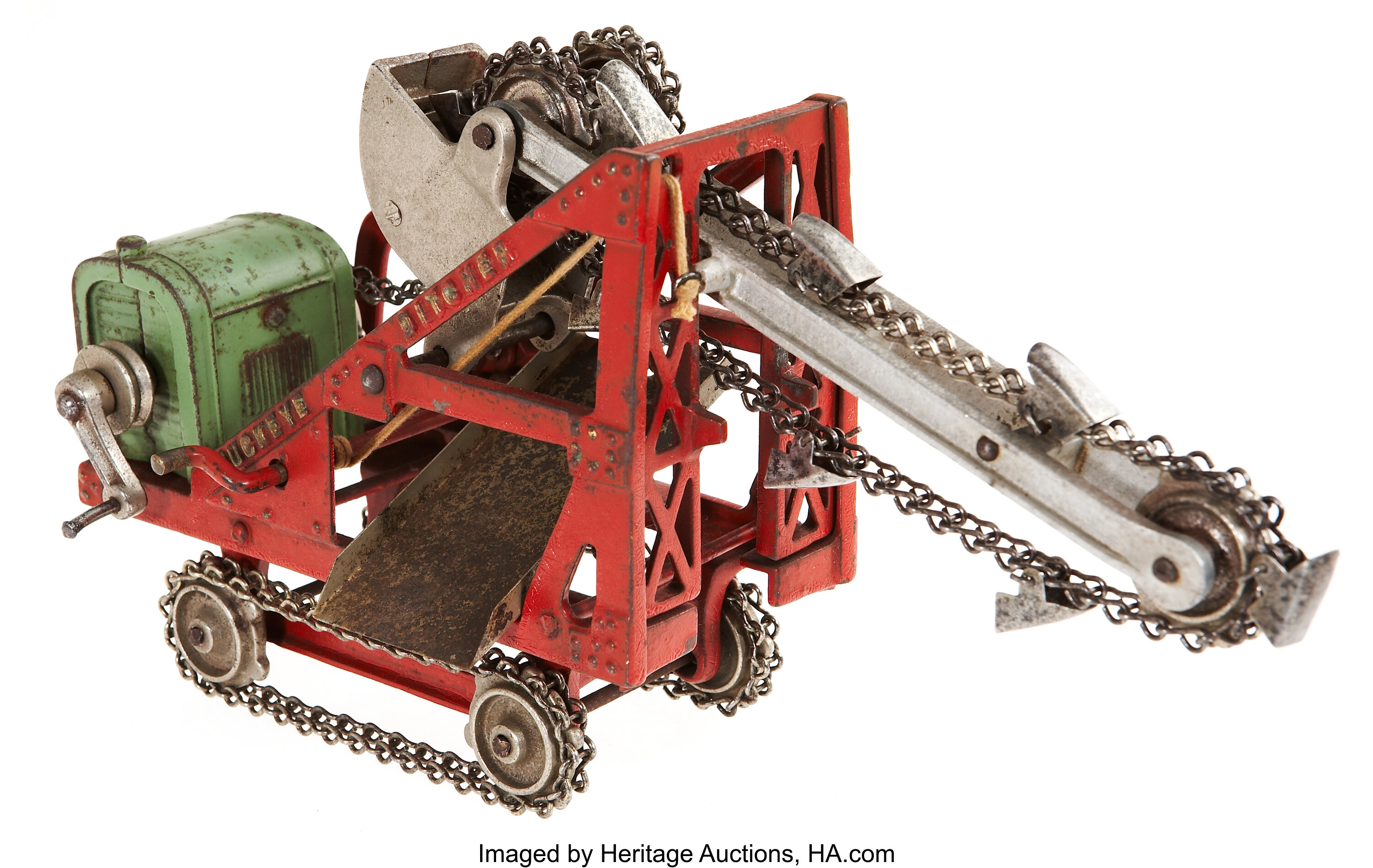 Kenton Cast Iron Buckeye Ditcher.... Antiques Toys | Lot #48015 ...