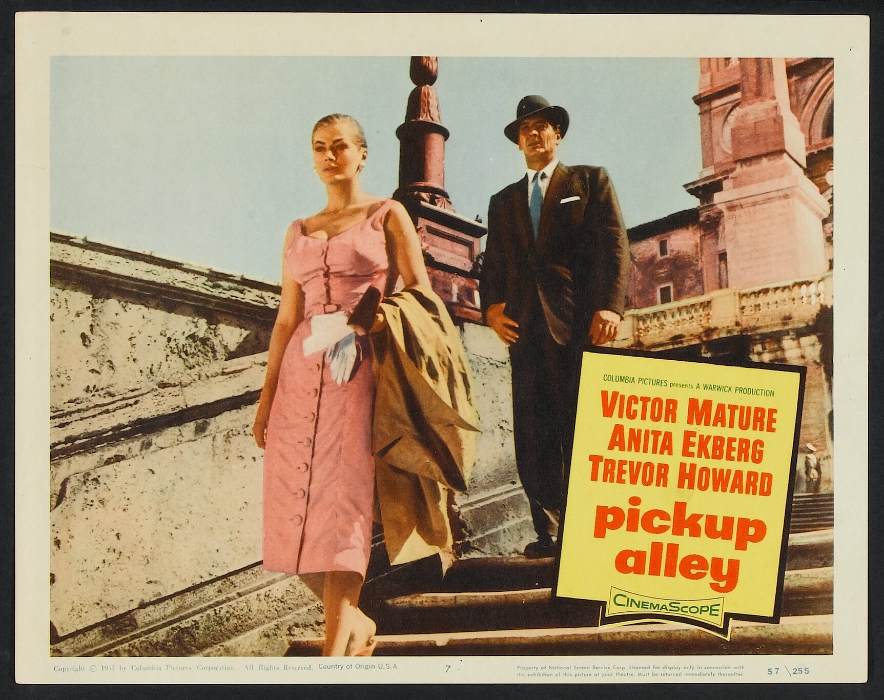 Pickup Alley Lot (Columbia, 1957). Lobby Cards (7) (11" X 14"). | Lot ...