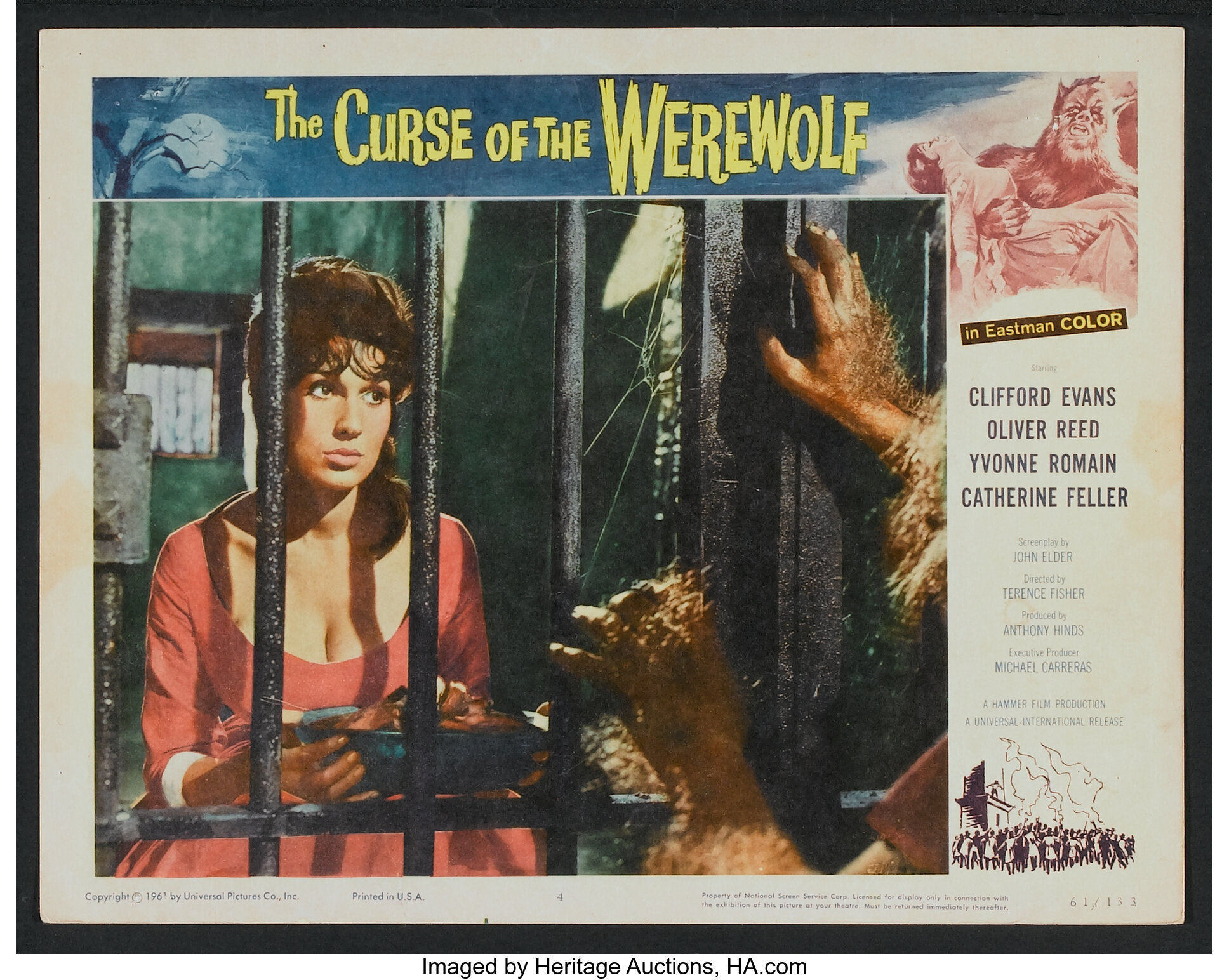 Curse of the Werewolf (Universal International, 1961). Lobby Card (11 ...