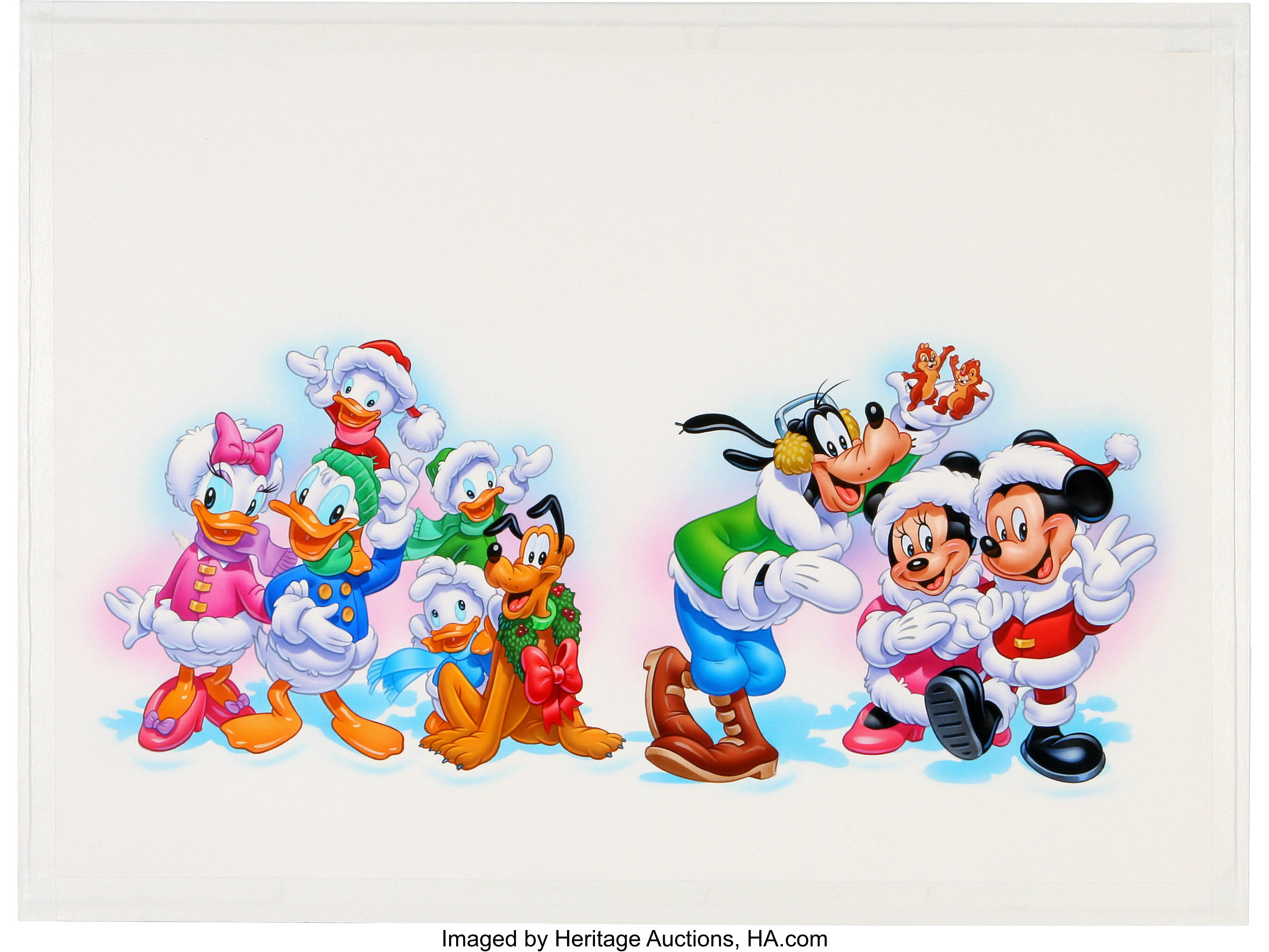 Rick Brown - "Disney Christmas" Promotion Illustration Original Art ...