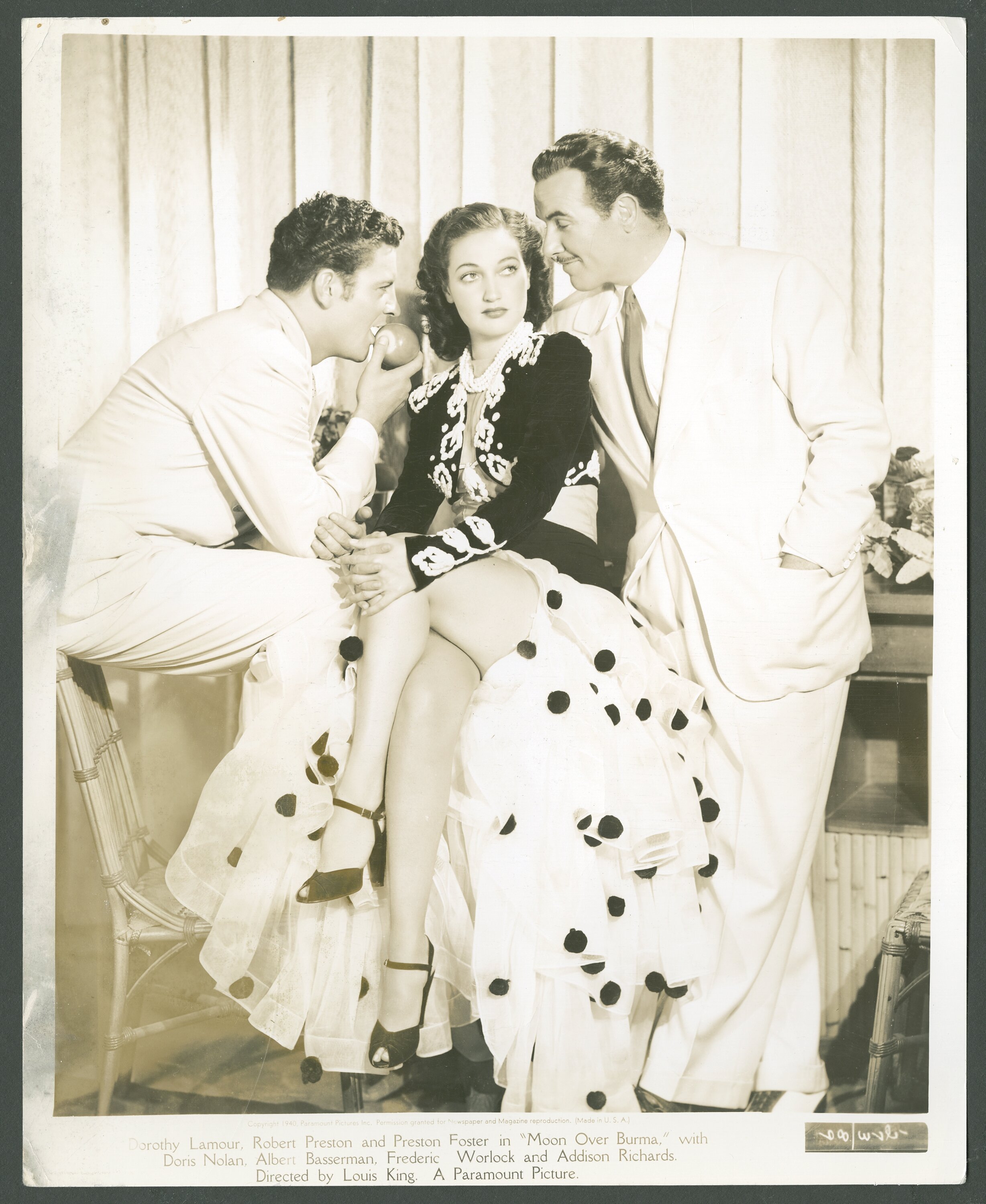 Moon Over Burma (Paramount, 1940). Still (8" X 10"). Adventure ...