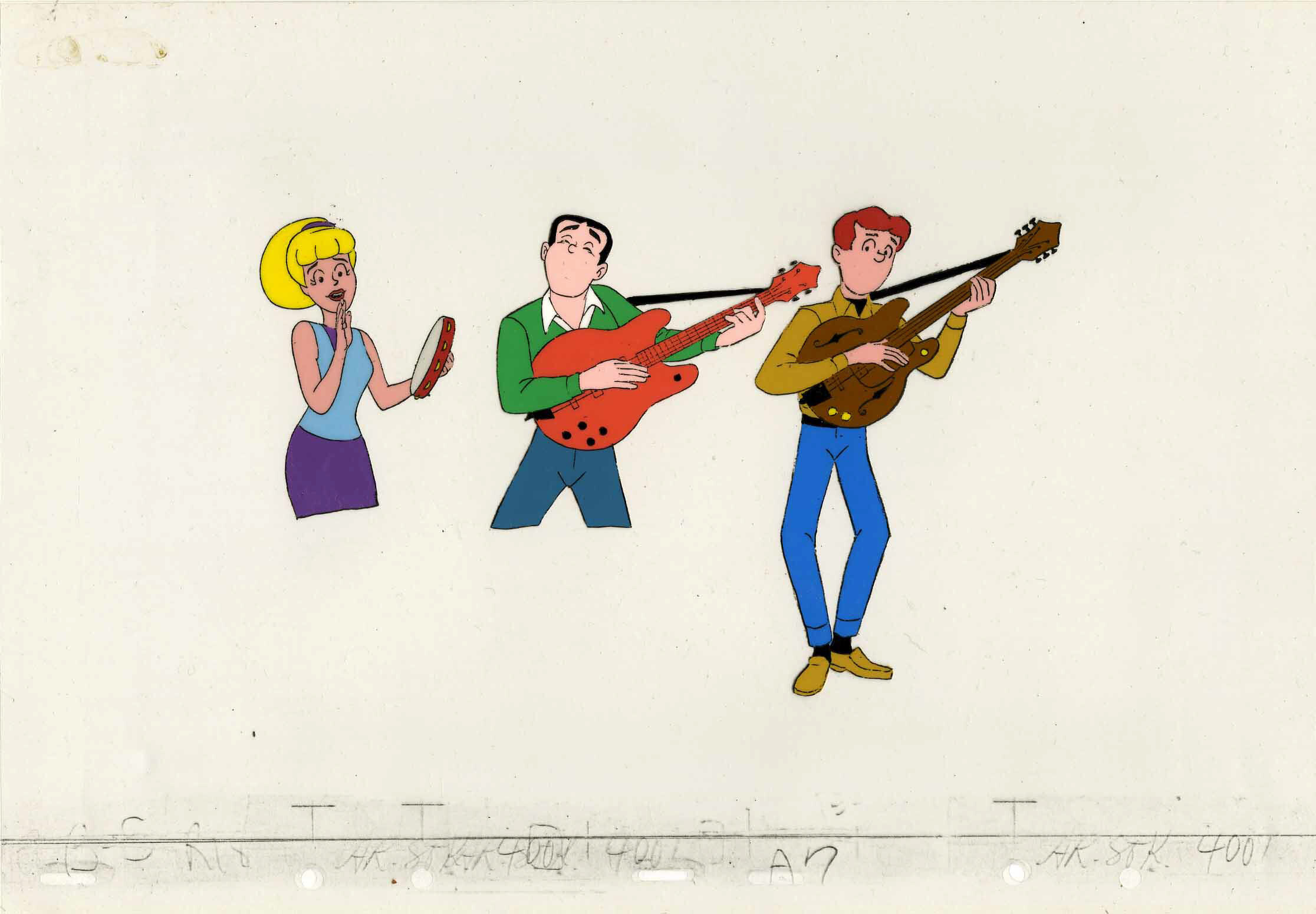 "The New Archie/Sabrina Hour" Animation Cel Original Art, Group of ...