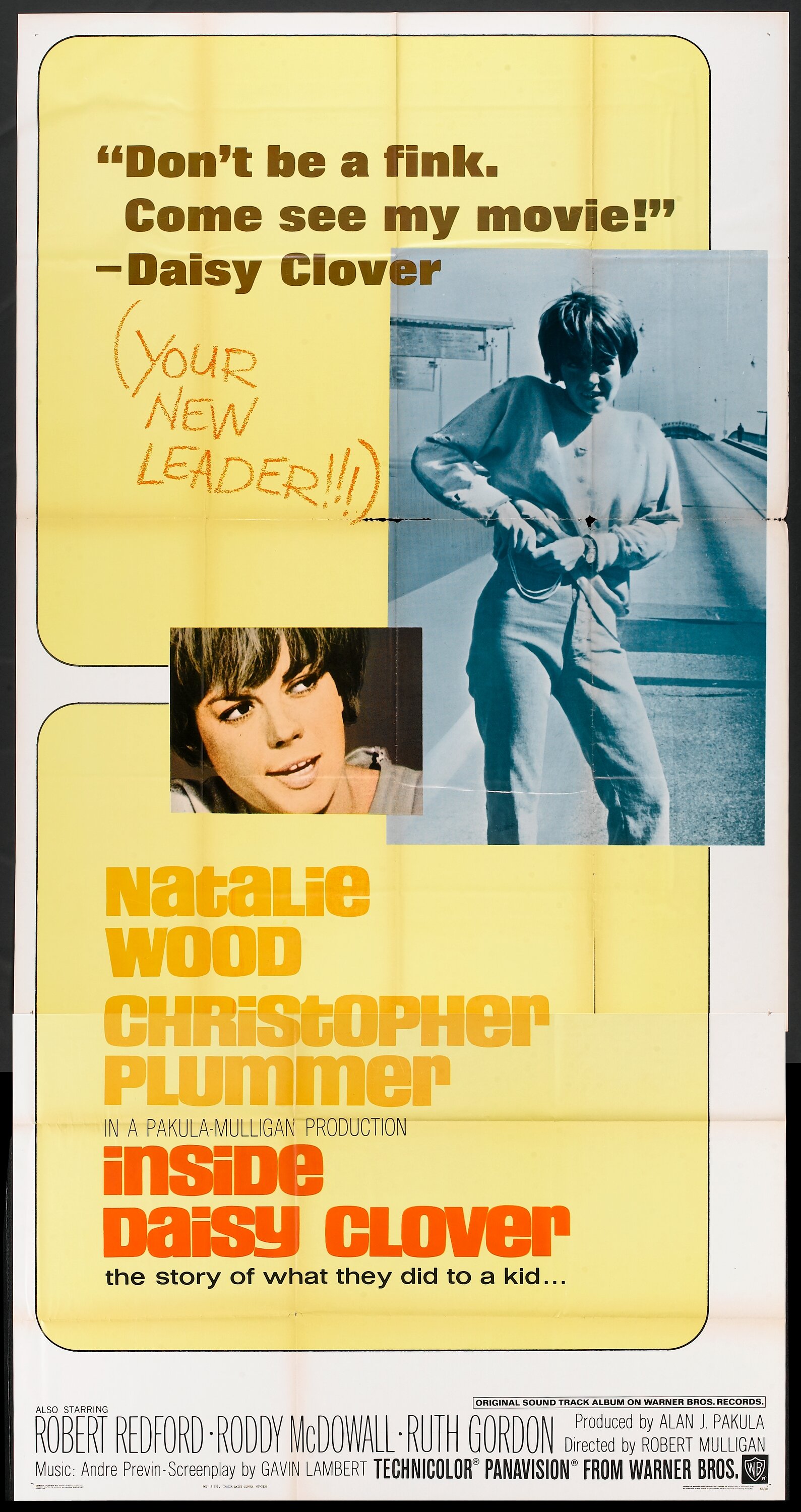 Inside Daisy Clover (Warner Brothers, 1966). Three Sheet (41" X | Lot ...