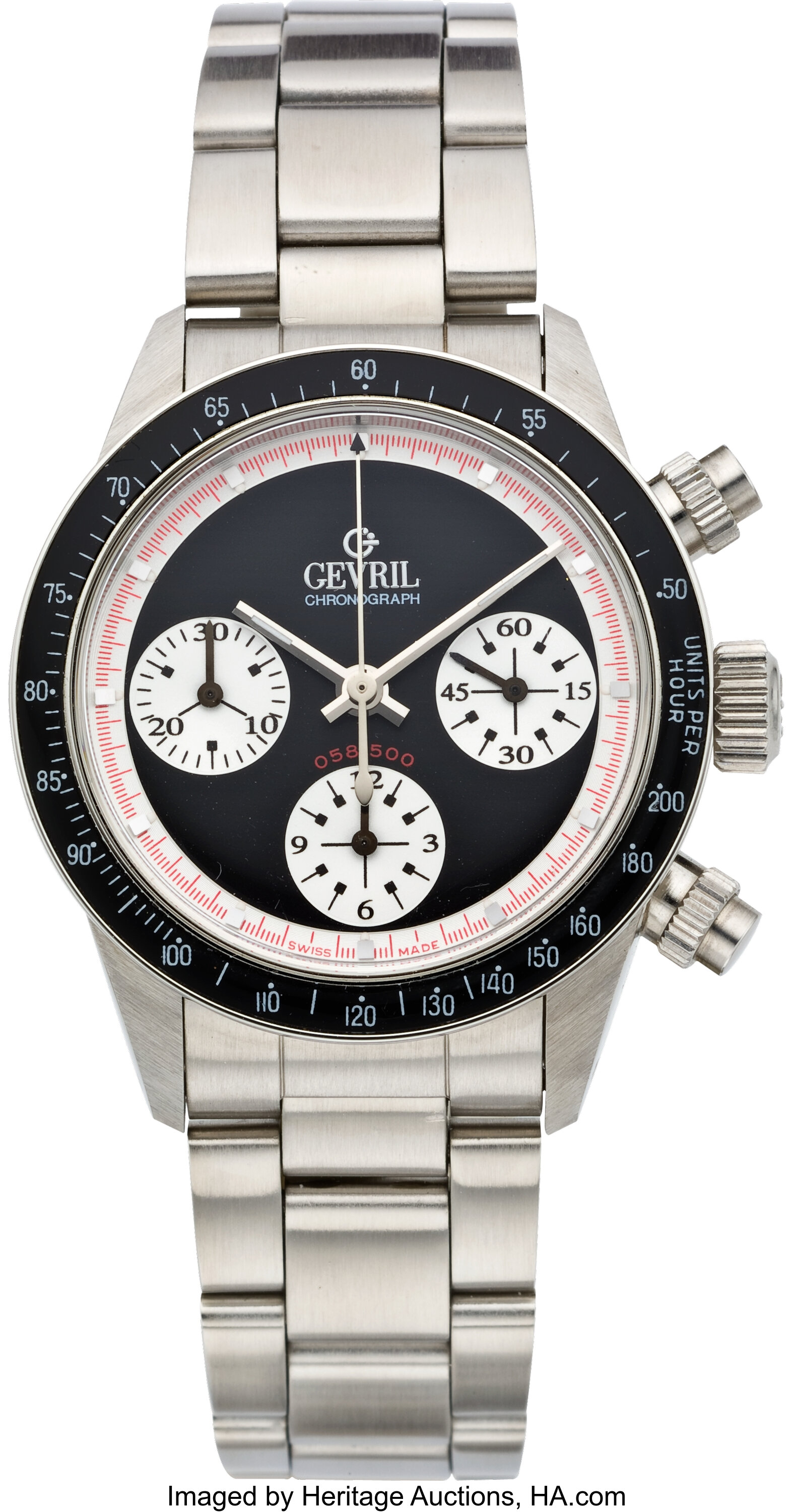 Gevril Gent's Limited Edition Automatic Chronograph, modern. ... | Lot ...
