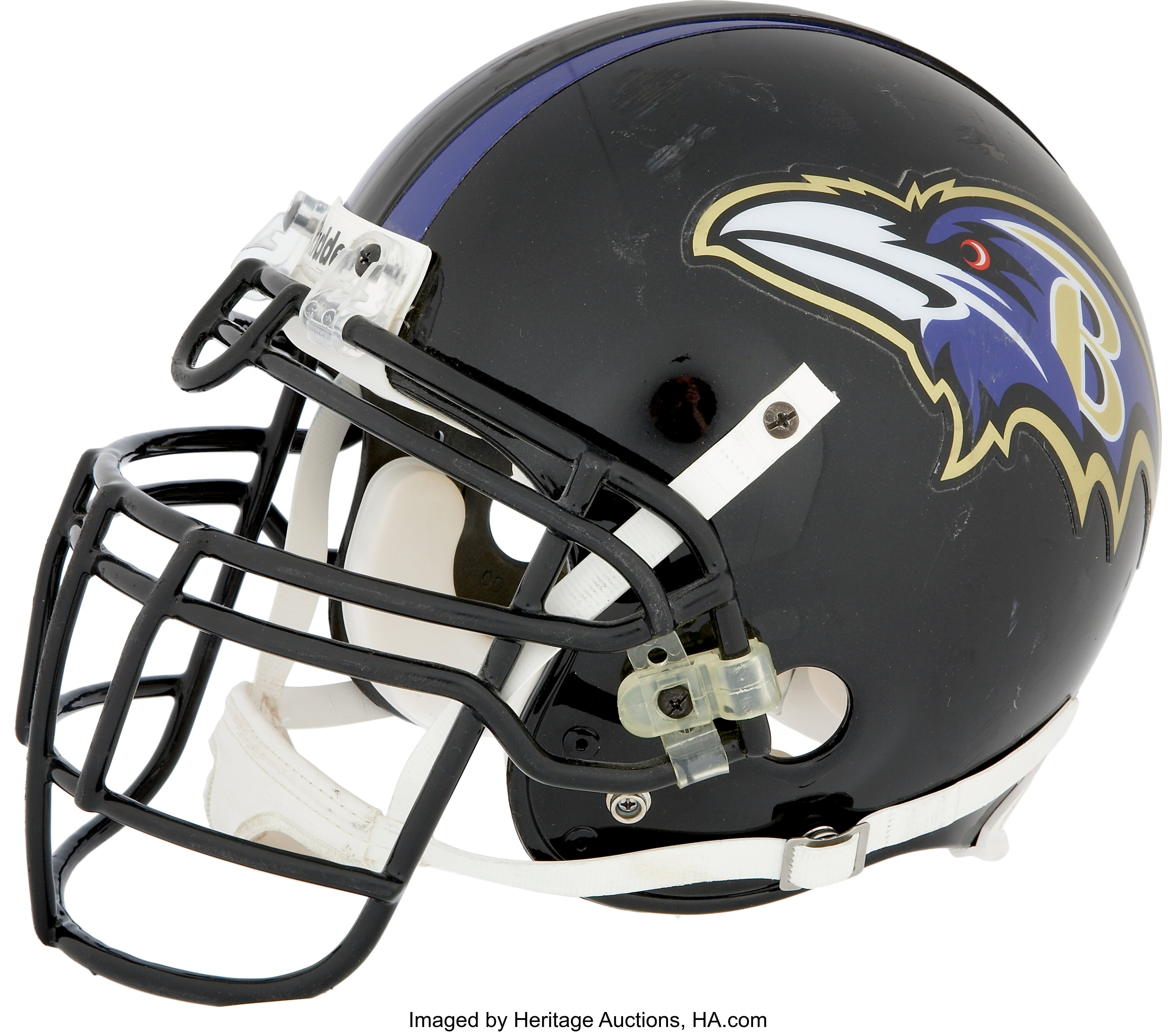 Circa 2003 Ray Lewis Game Worn Helmet.... Football Collectibles | Lot ...