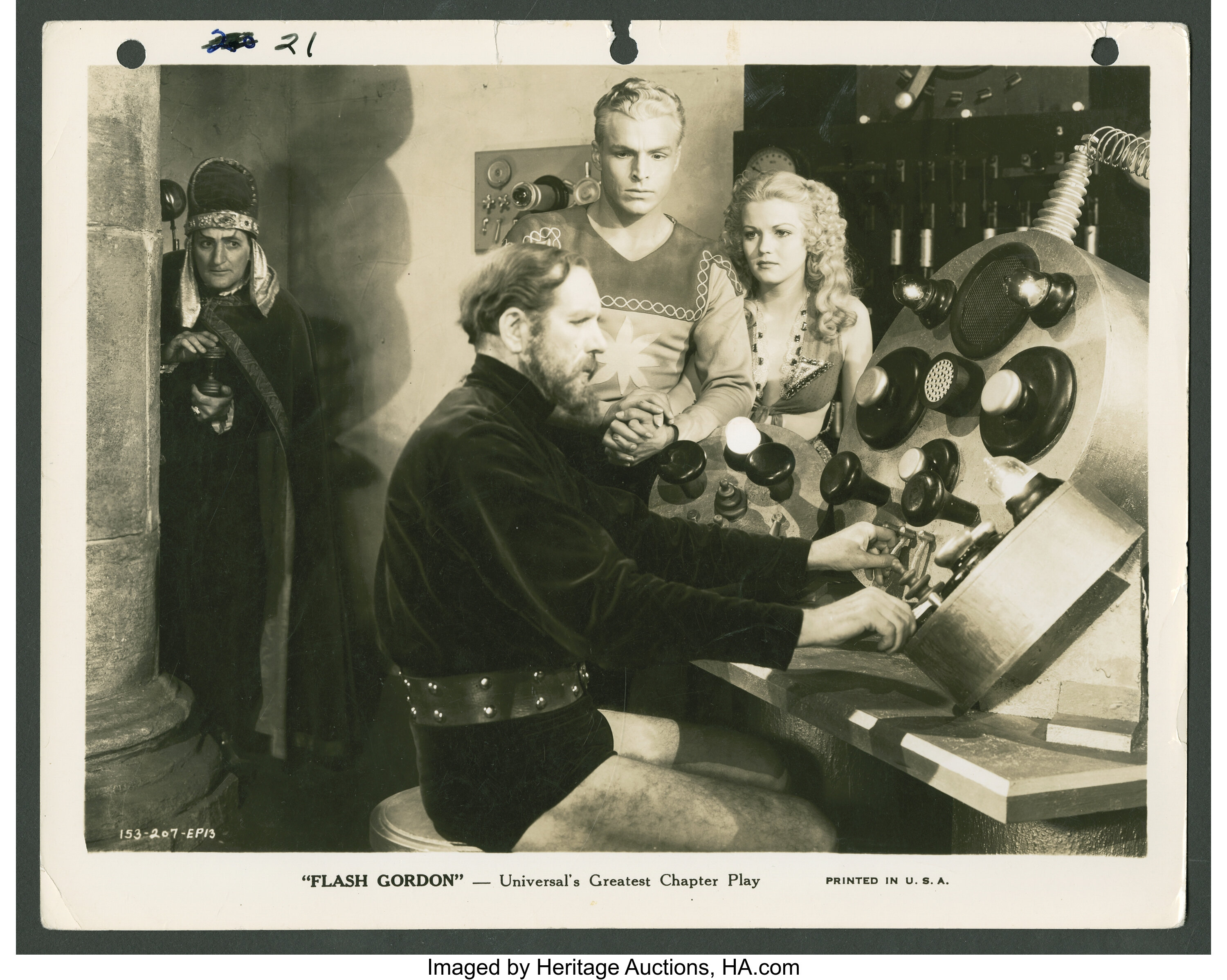 Flash Gordon Lot (Universal, 1936). Stills (7) (8" X 10"). Serial ...