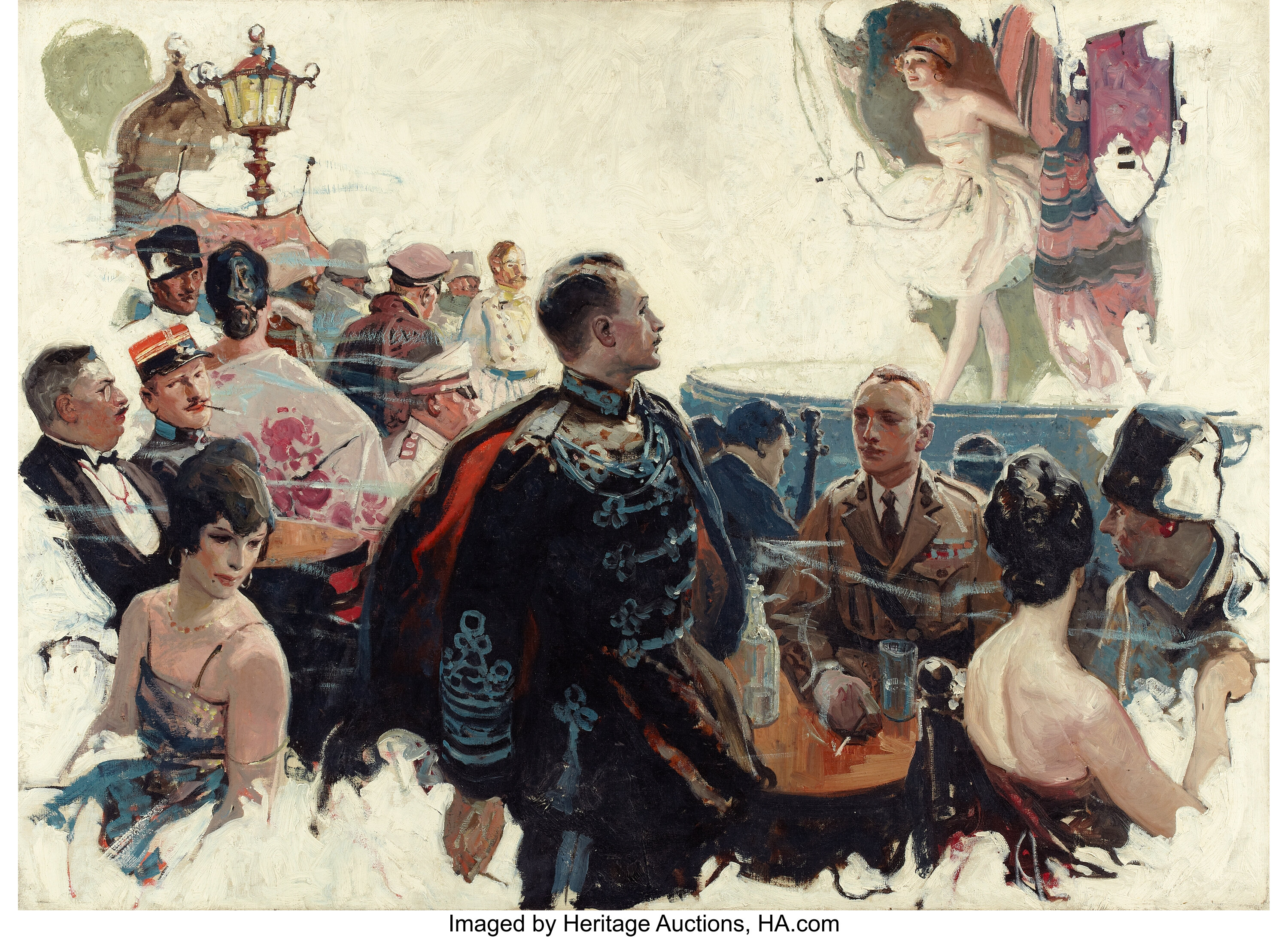 HERBERT MORTON STOOPS (American, 1888-1948). At the Performance, | Lot ...