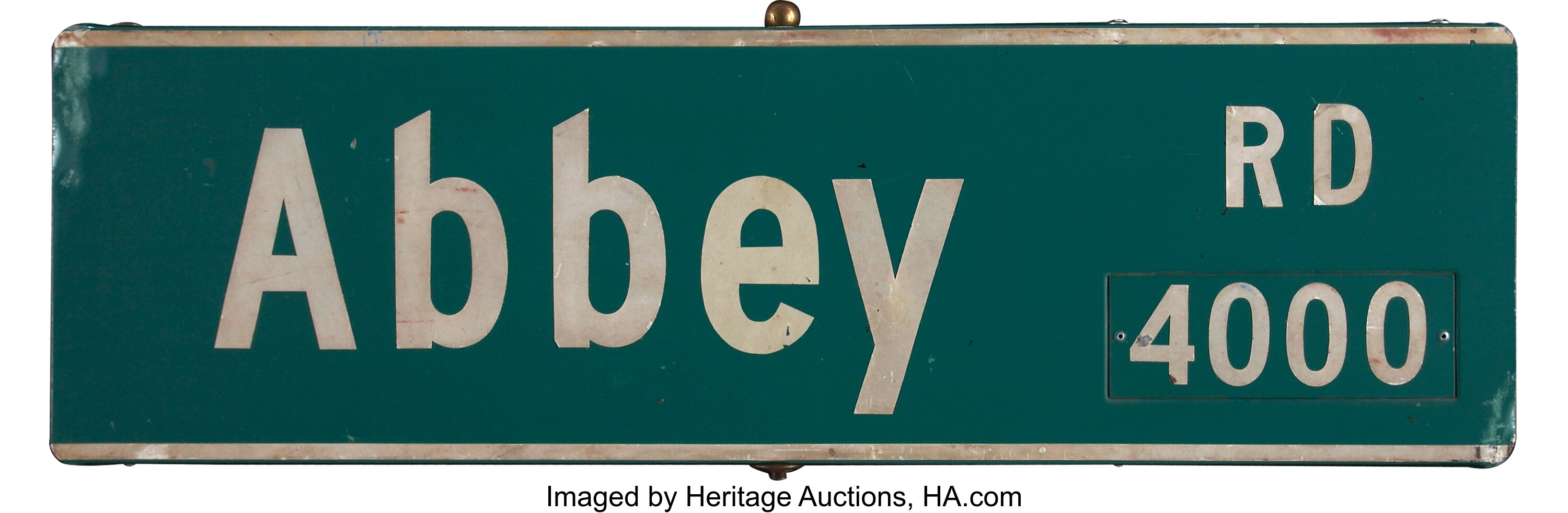 Beatles Related - Abbey Road Street Sign.... Music Memorabilia | Lot ...