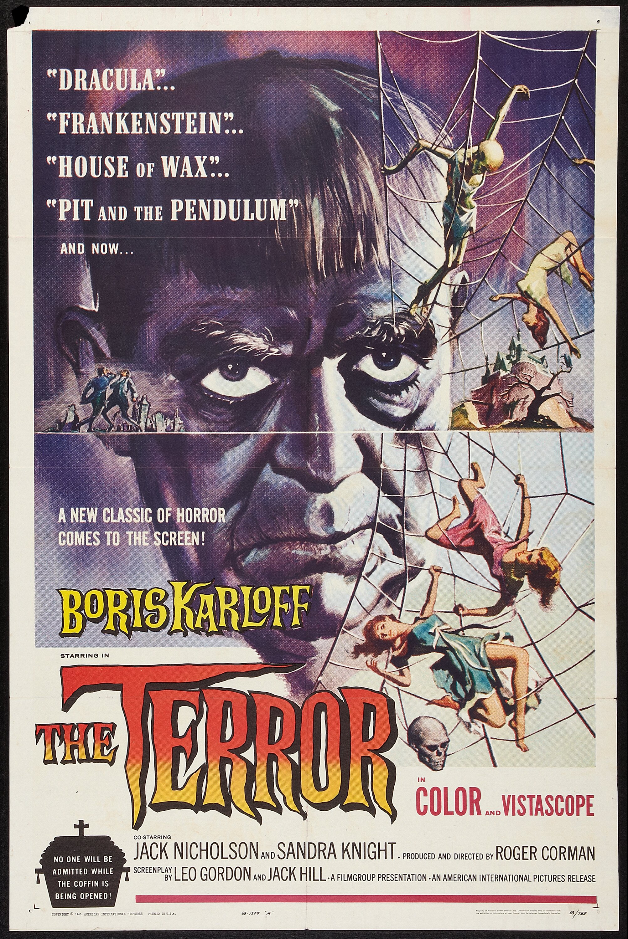 The Terror (American International, 1963). One Sheet (27" X 41") | Lot ...