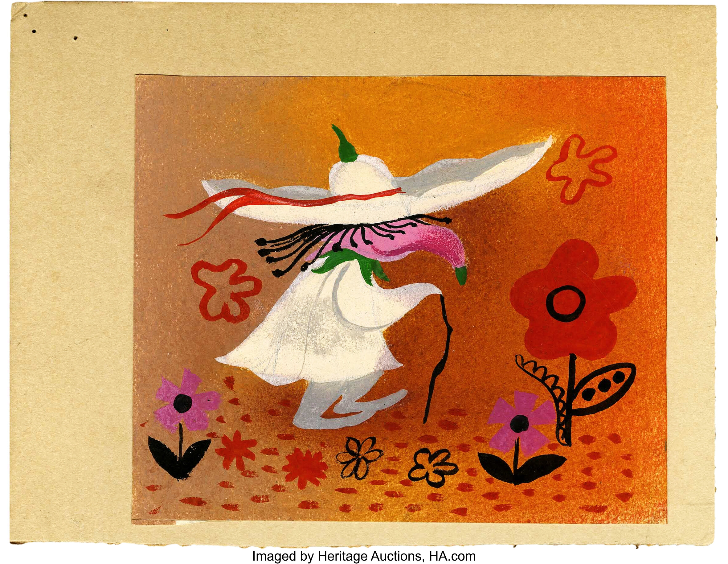 Mary Blair South America Animation Concept Painting Original Art | Lot ...