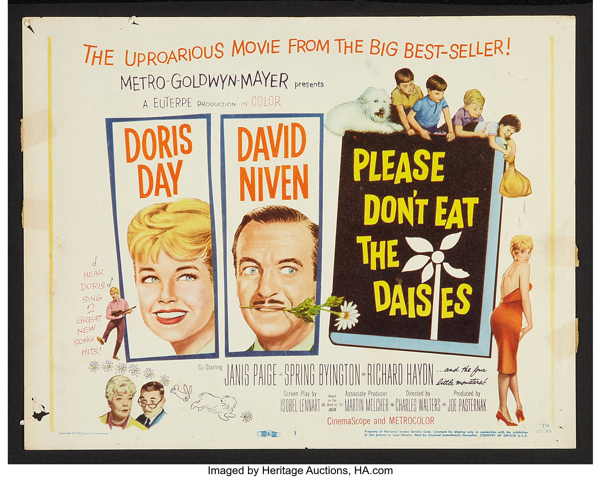 Please Don't Eat the Daisies (MGM, 1960). Lobby Card Set of 8 (11 ...