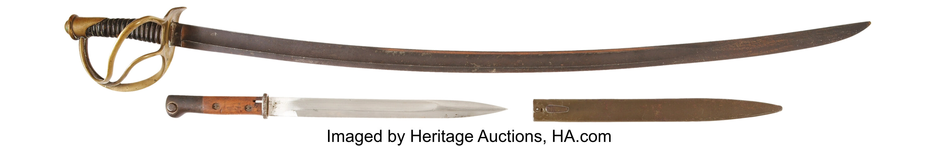 Horstmann Model 1860 Light Cavalry Saber and Polish WZ 98 Bayonet | Lot ...