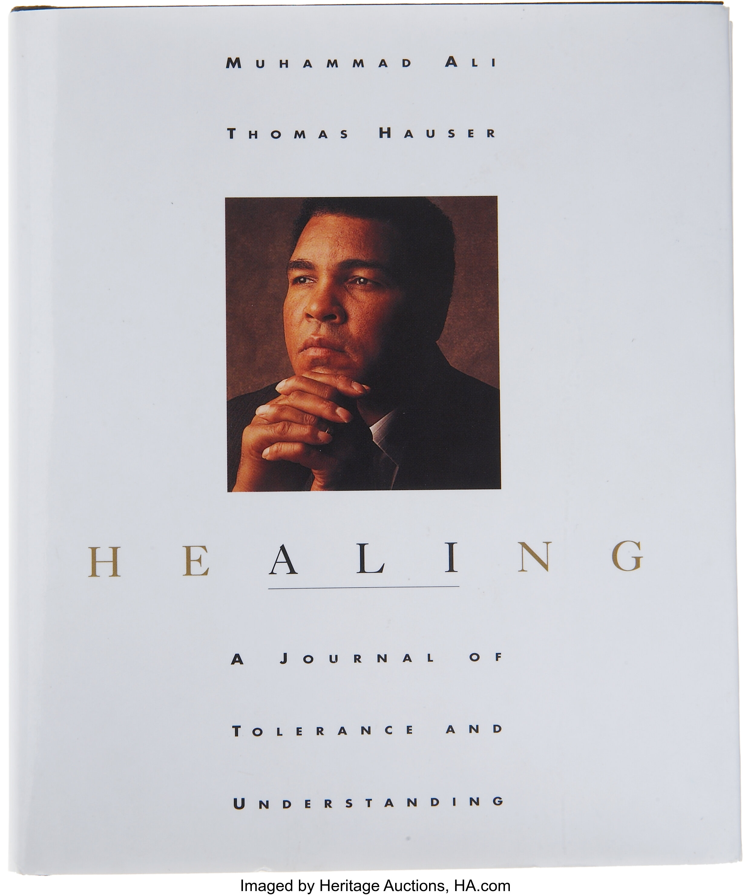 Muhammad Ali Signed "Healing" Book. ... Boxing Collectibles | Lot ...
