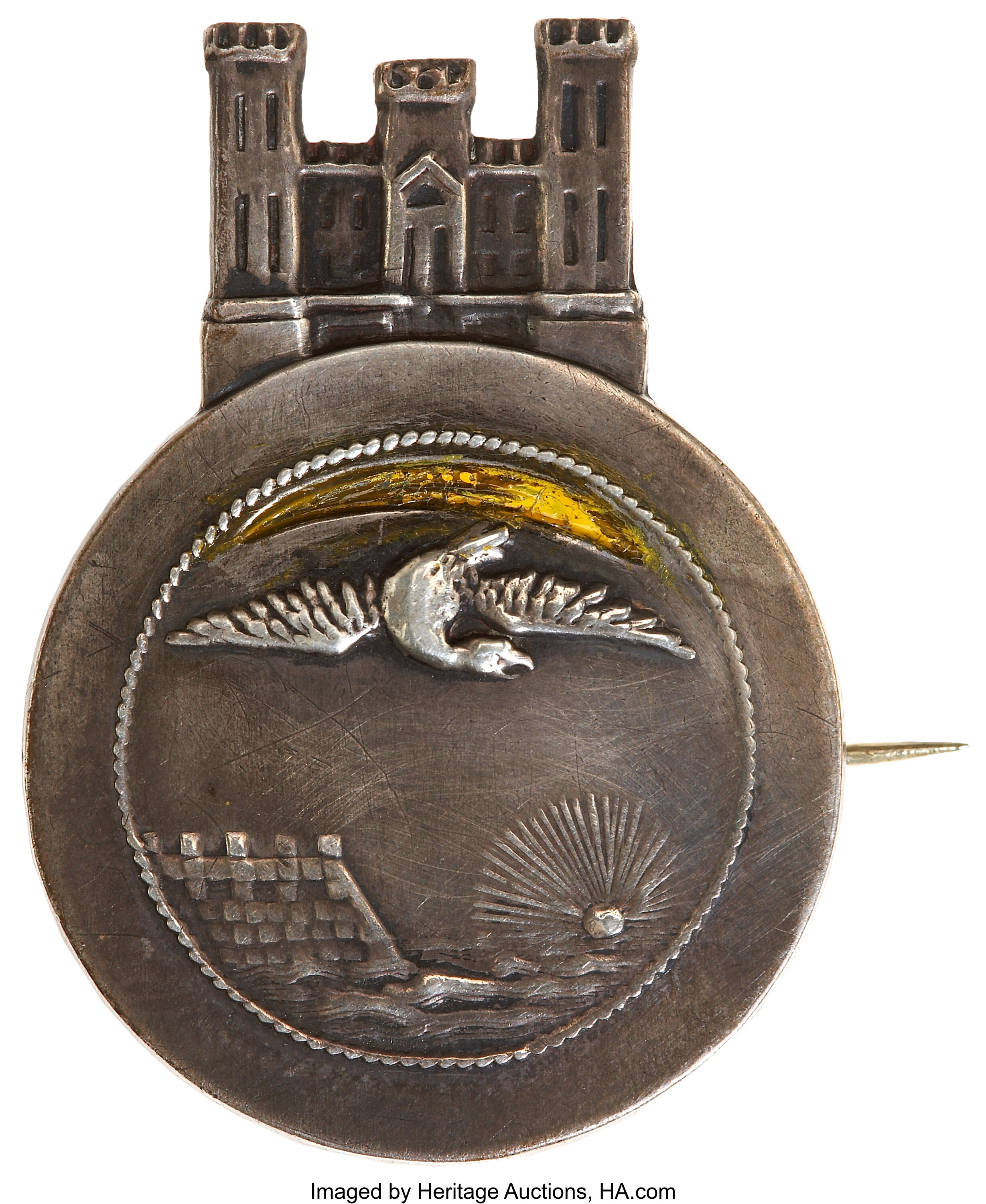 Spectacular Civil War Engineer's Badge as Seen in Period | Lot #57547 ...