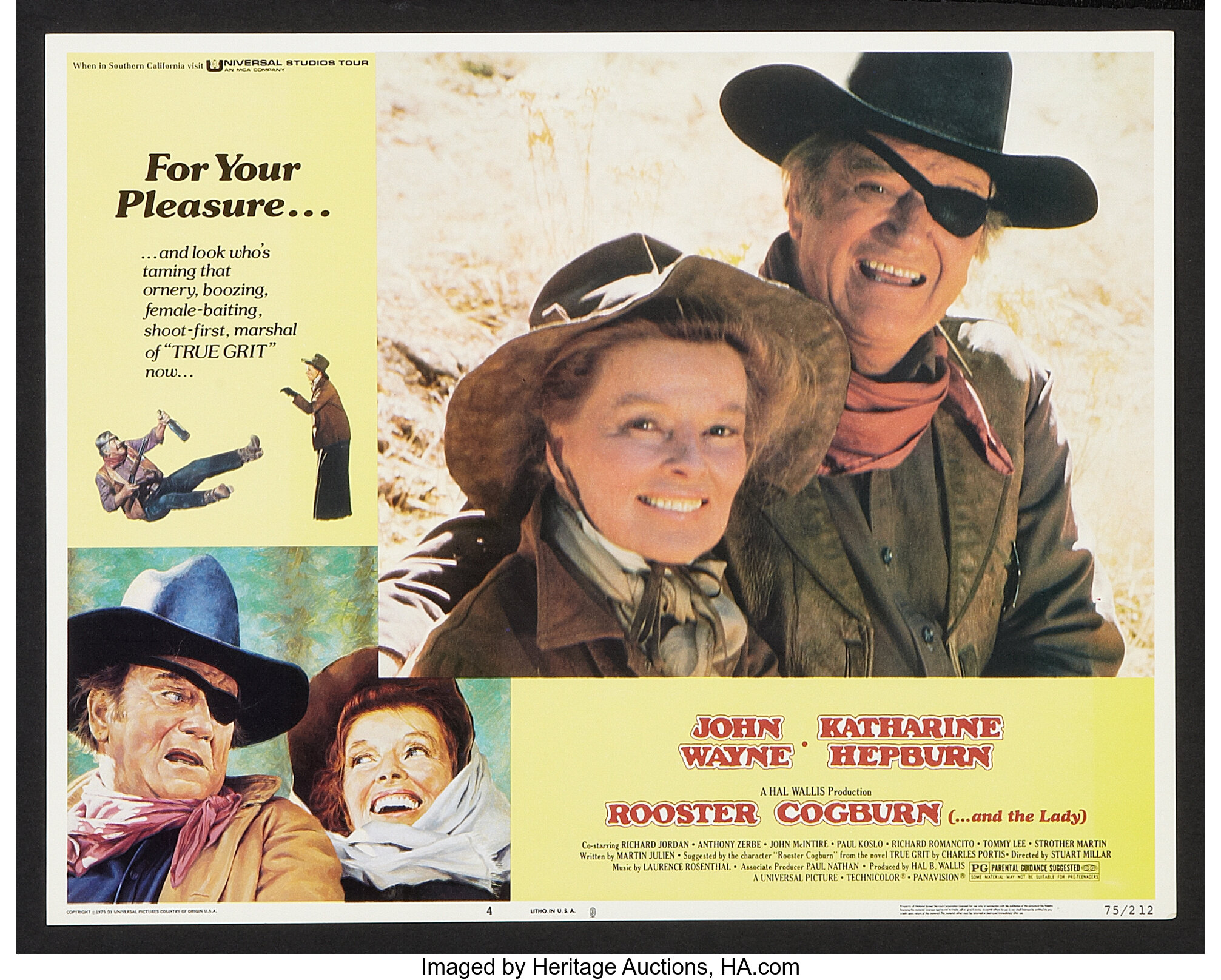 Rooster Cogburn (Universal, 1975). Lobby Card Set of 8 (11" X 14 ...