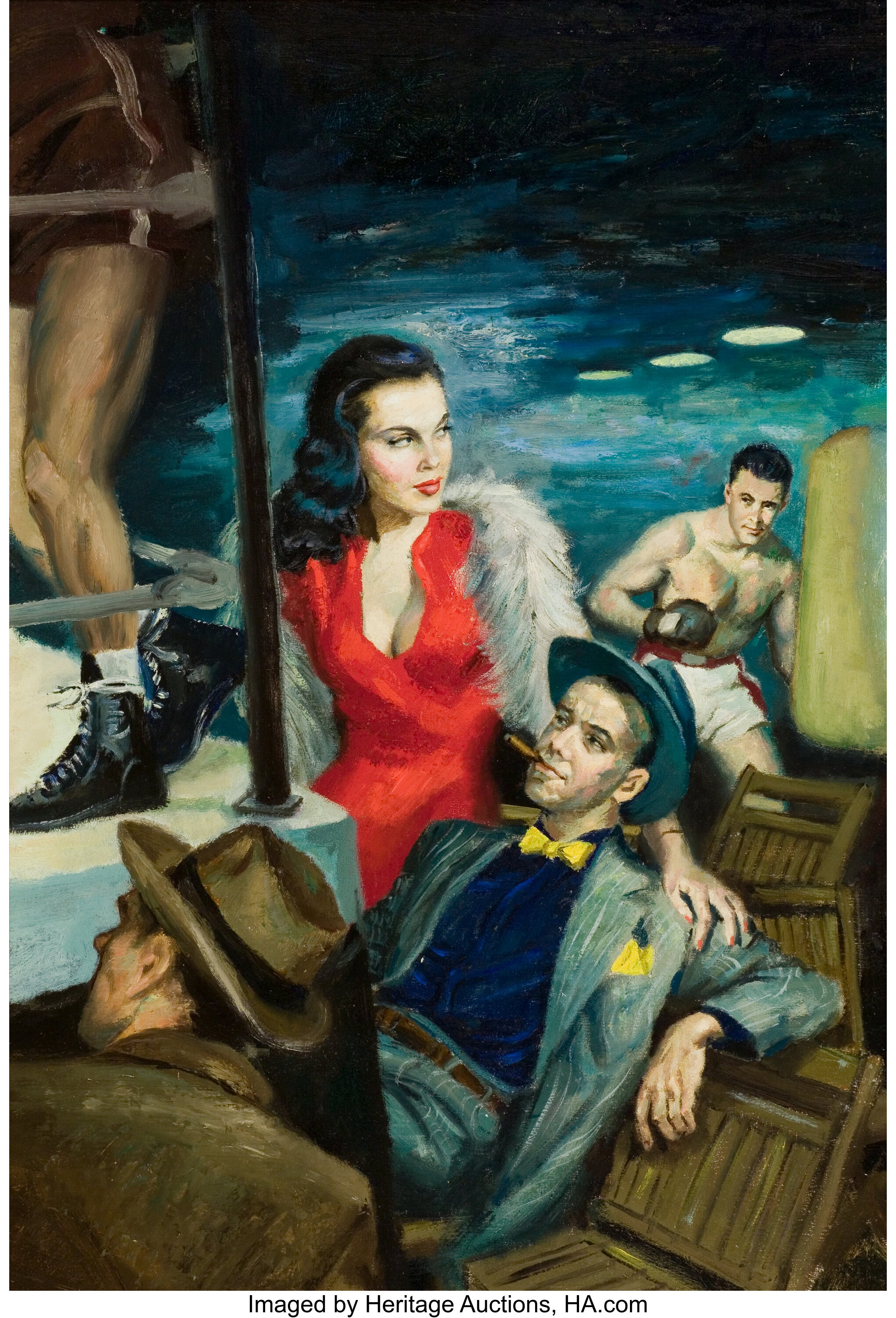 AMERICAN ARTIST (20th Century). There Goes Shorty Higgins, | Lot #78512 ...