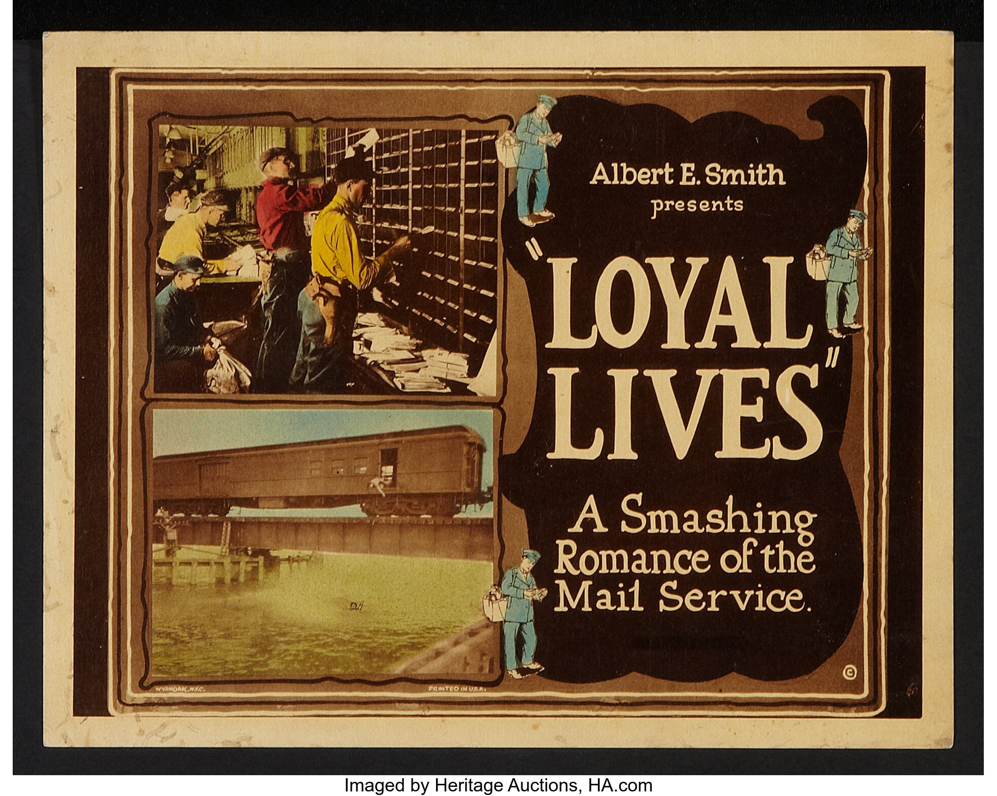 Loyal Lives (Vitagraph, 1923). Title Lobby Card and Lobby Card (11 ...