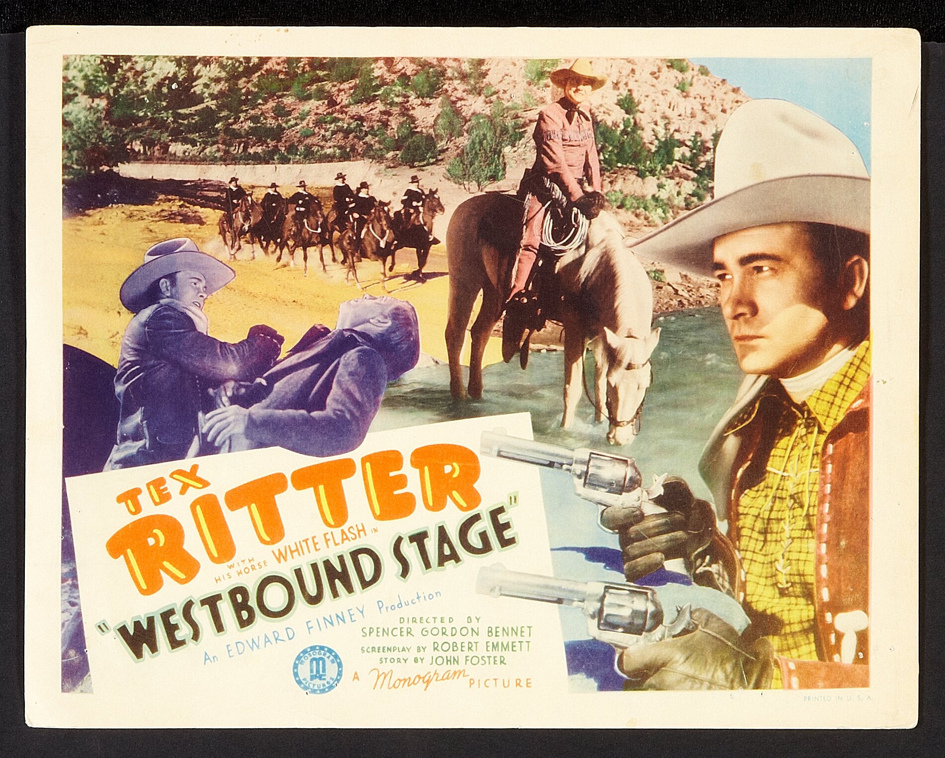 Westbound Stage (Monogram, 1939). Lobby Card Set of 8 (11" X 14 ...