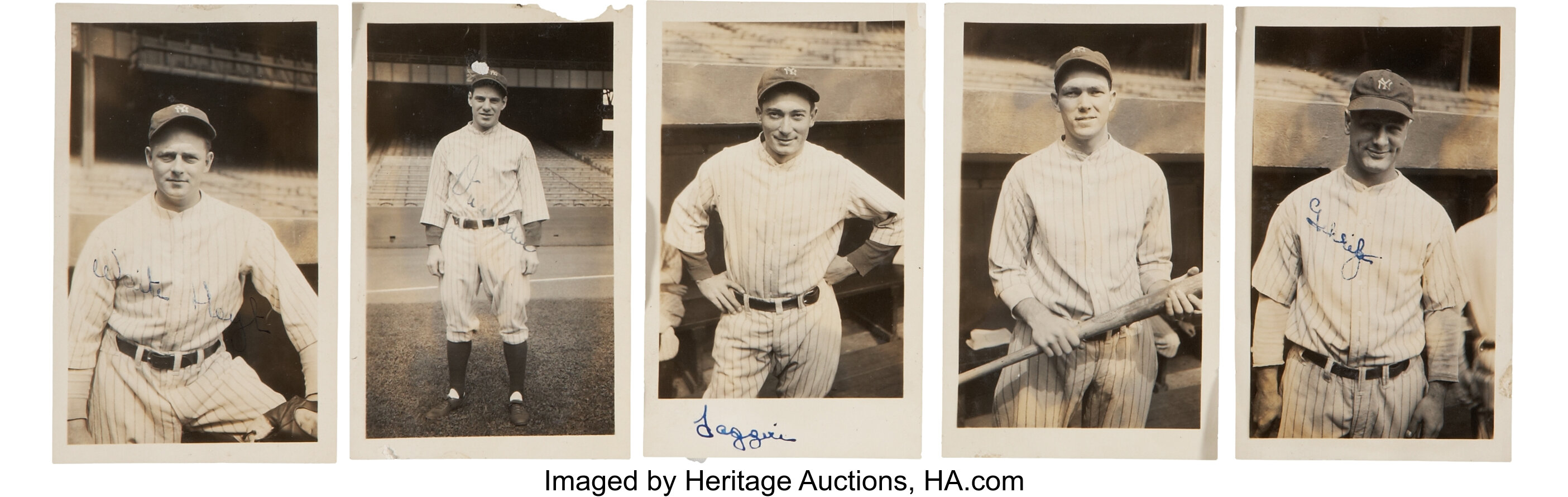 1929 New York Yankees Photographic Snapshots Lot of 23 from Bill | Lot ...