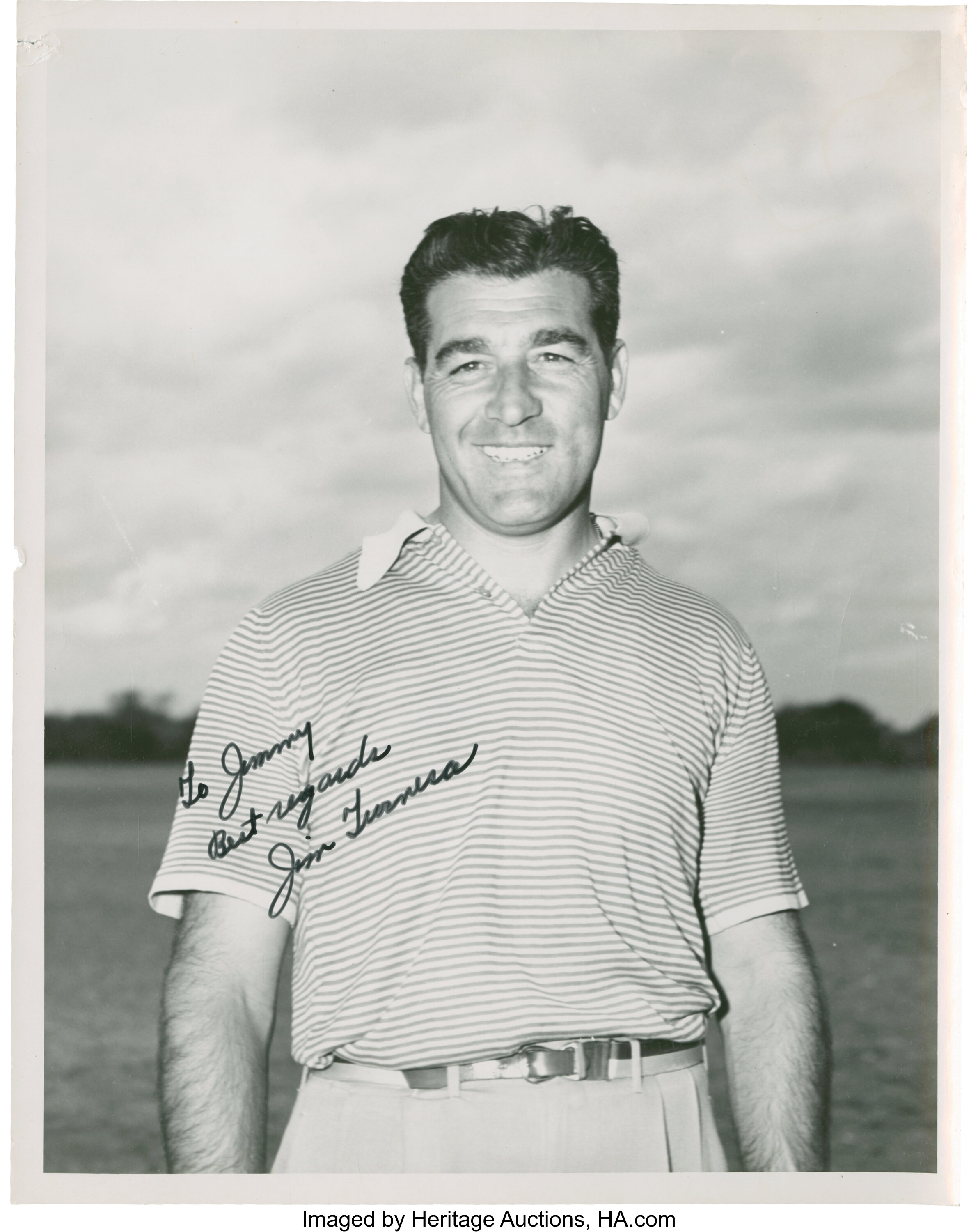 1960's Jim Turnesa Signed Photograph.... Golf Collectibles | Lot #82632 ...